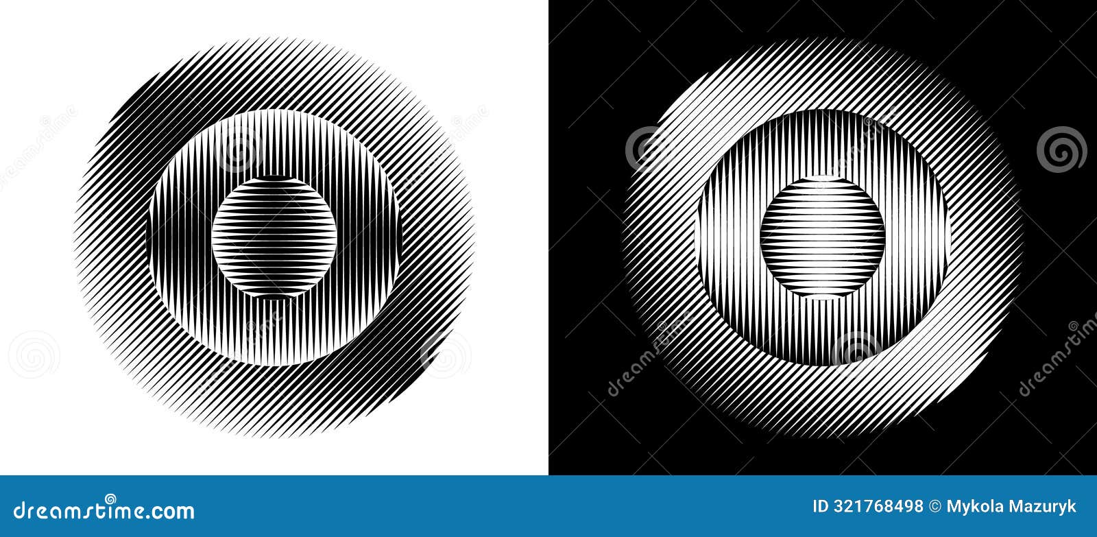 Parallel Lines Background - Hand Drawn Style Cartoon Vector ...