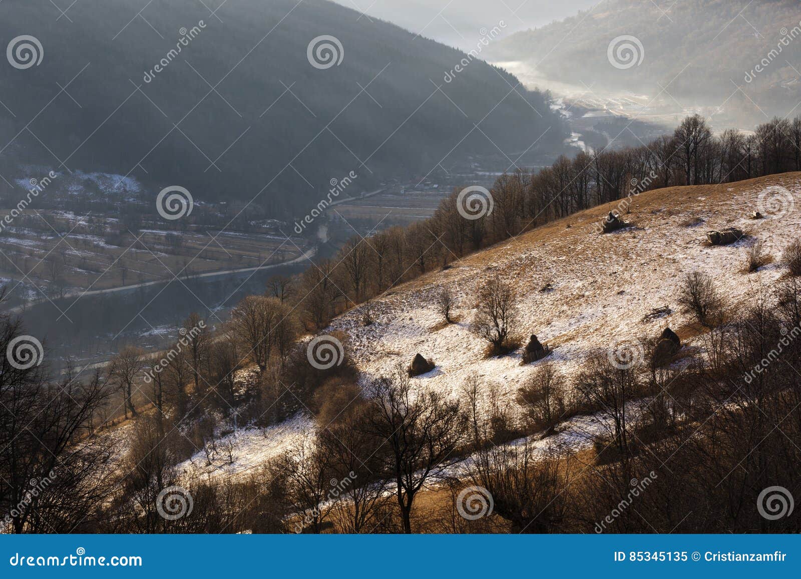 Transition Period between Autumn Stock Image - Image of cloud, autumn ...