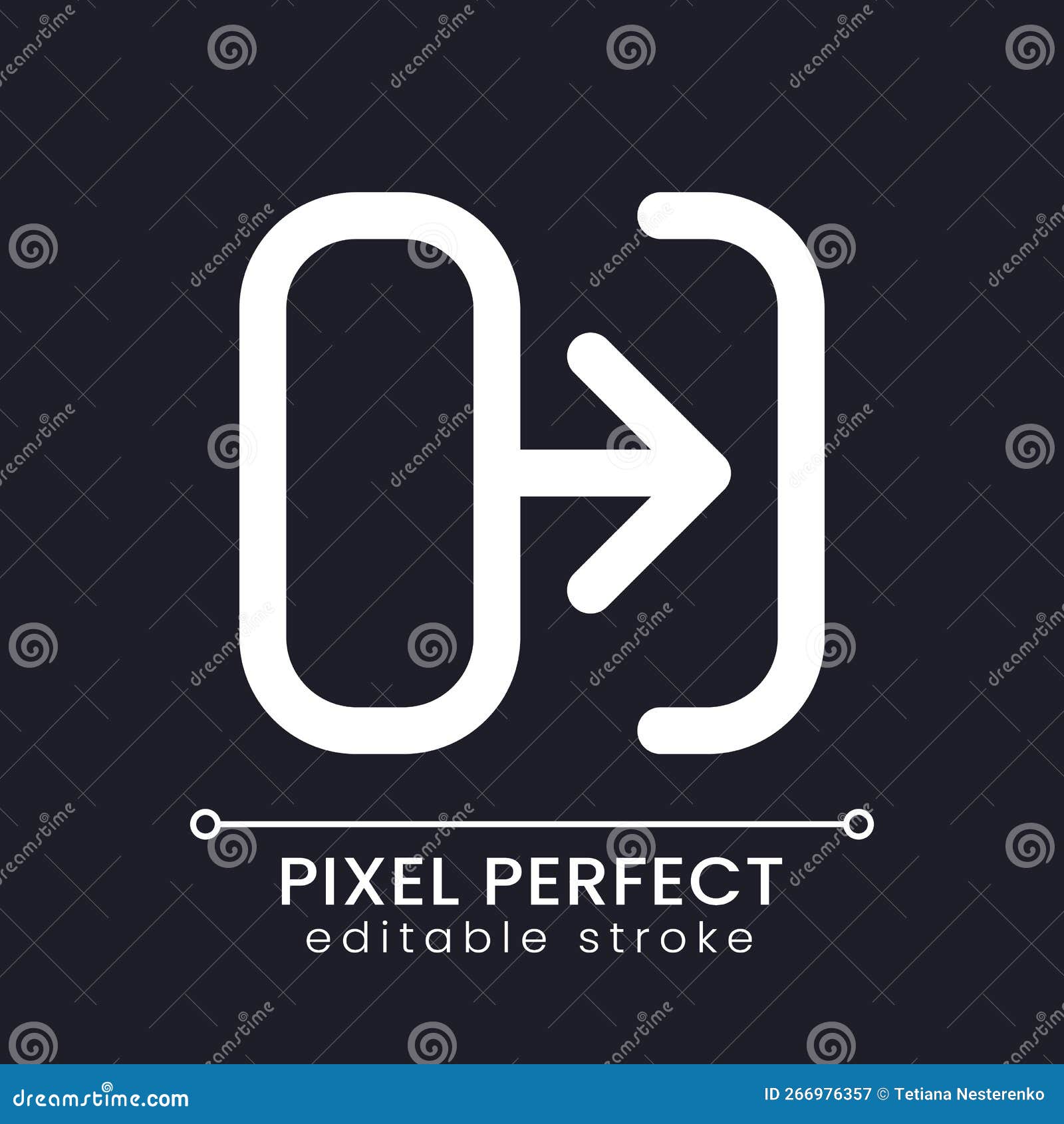 Transition Pixel Perfect White Linear Ui Icon for Dark Theme Stock ...