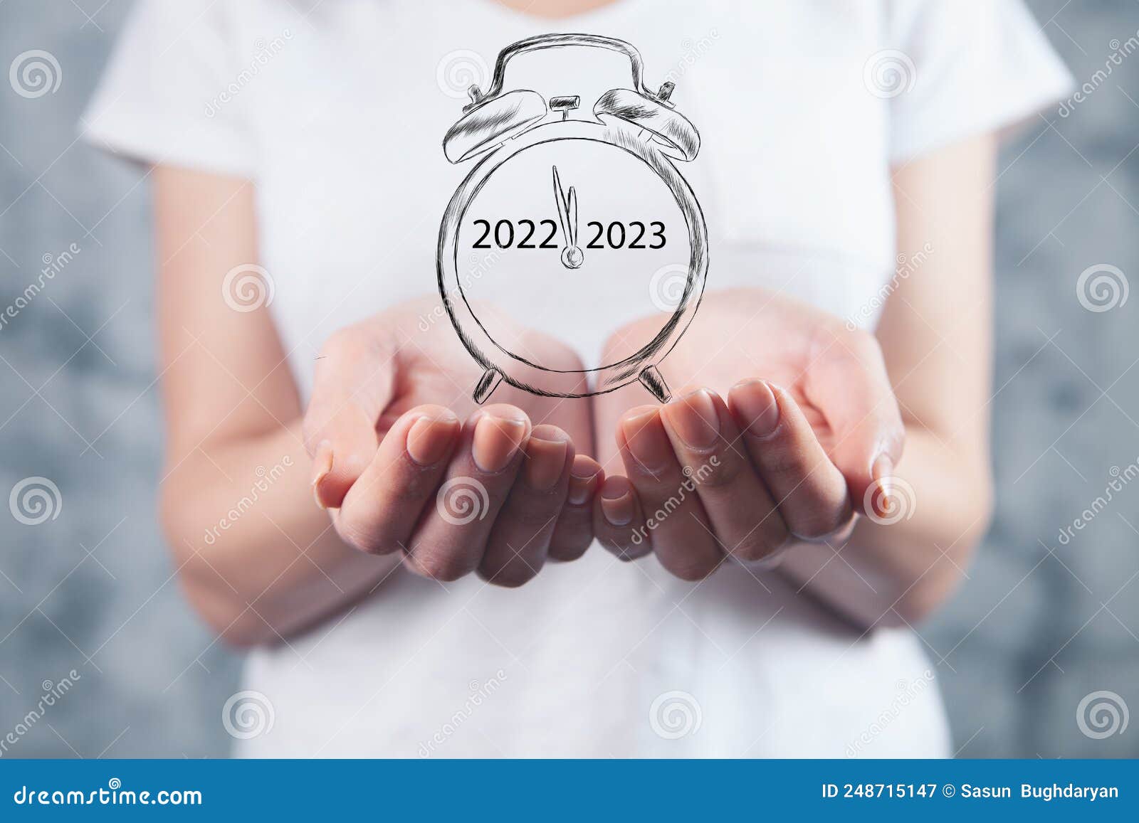 Transition from 2022 To 2023 Stock Image - Image of challenge ...