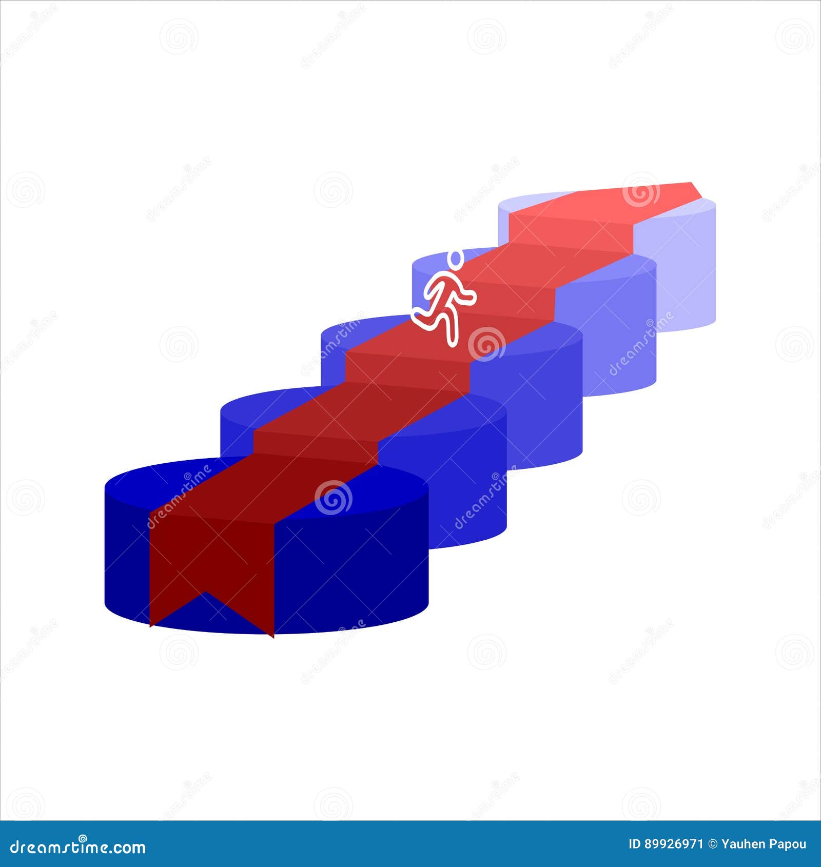 Transformation Transition Road Street Signs Change Disrupt 3d Il ...