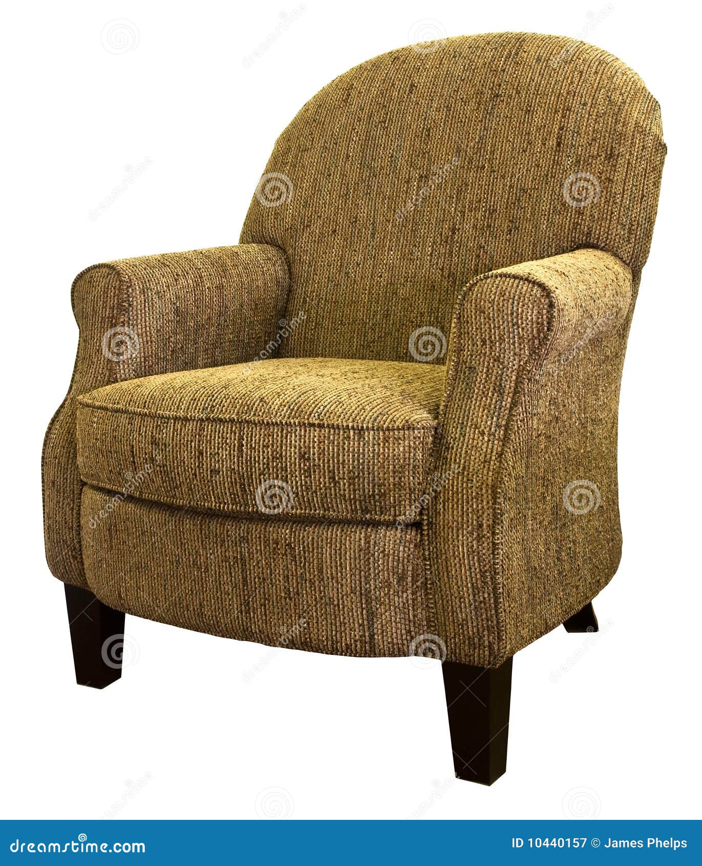 Transitional Style Accent Living Room Chair Stock Image - Image of ...