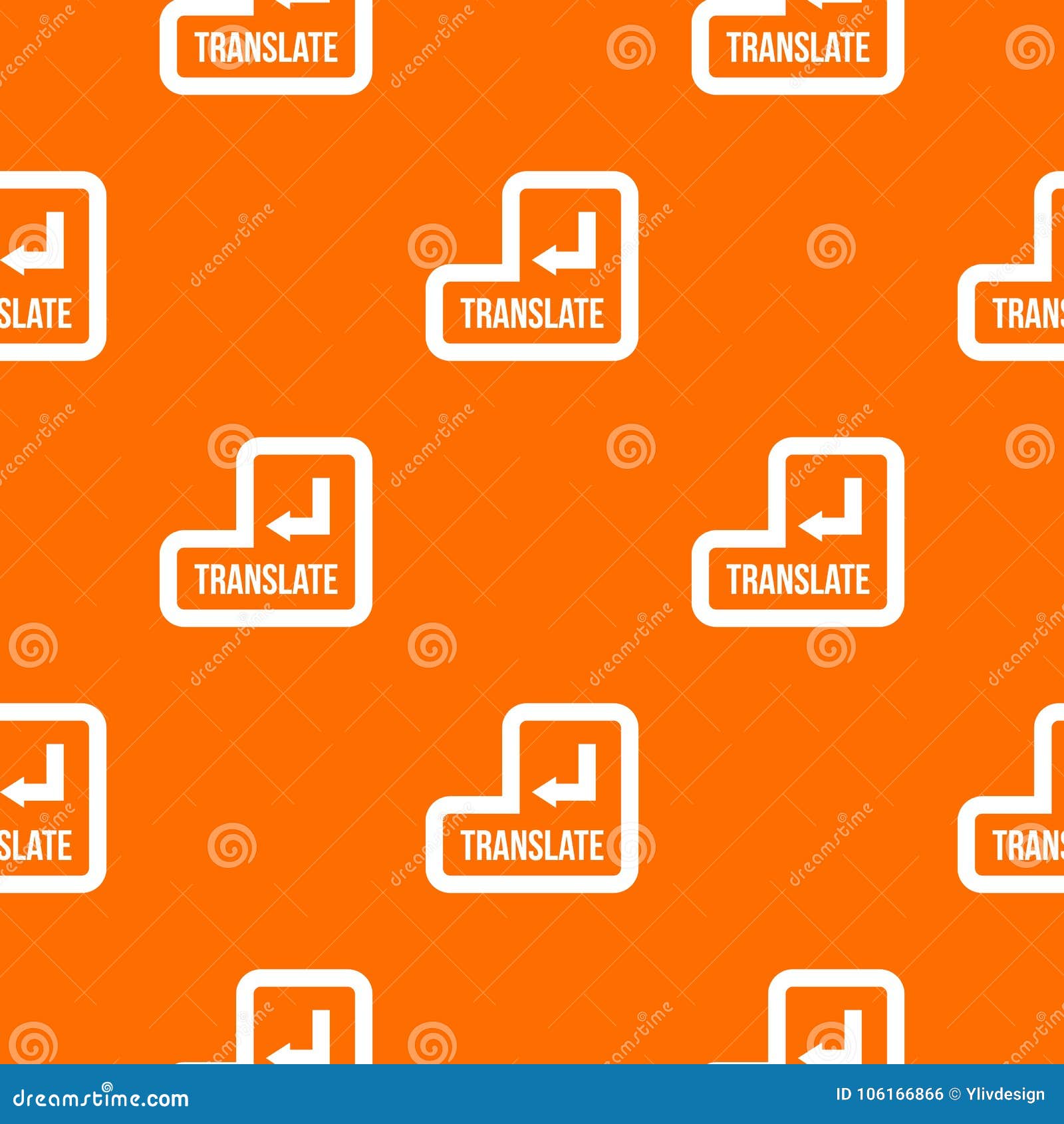 Translate Button Pattern Seamless Stock Vector - Illustration of ...