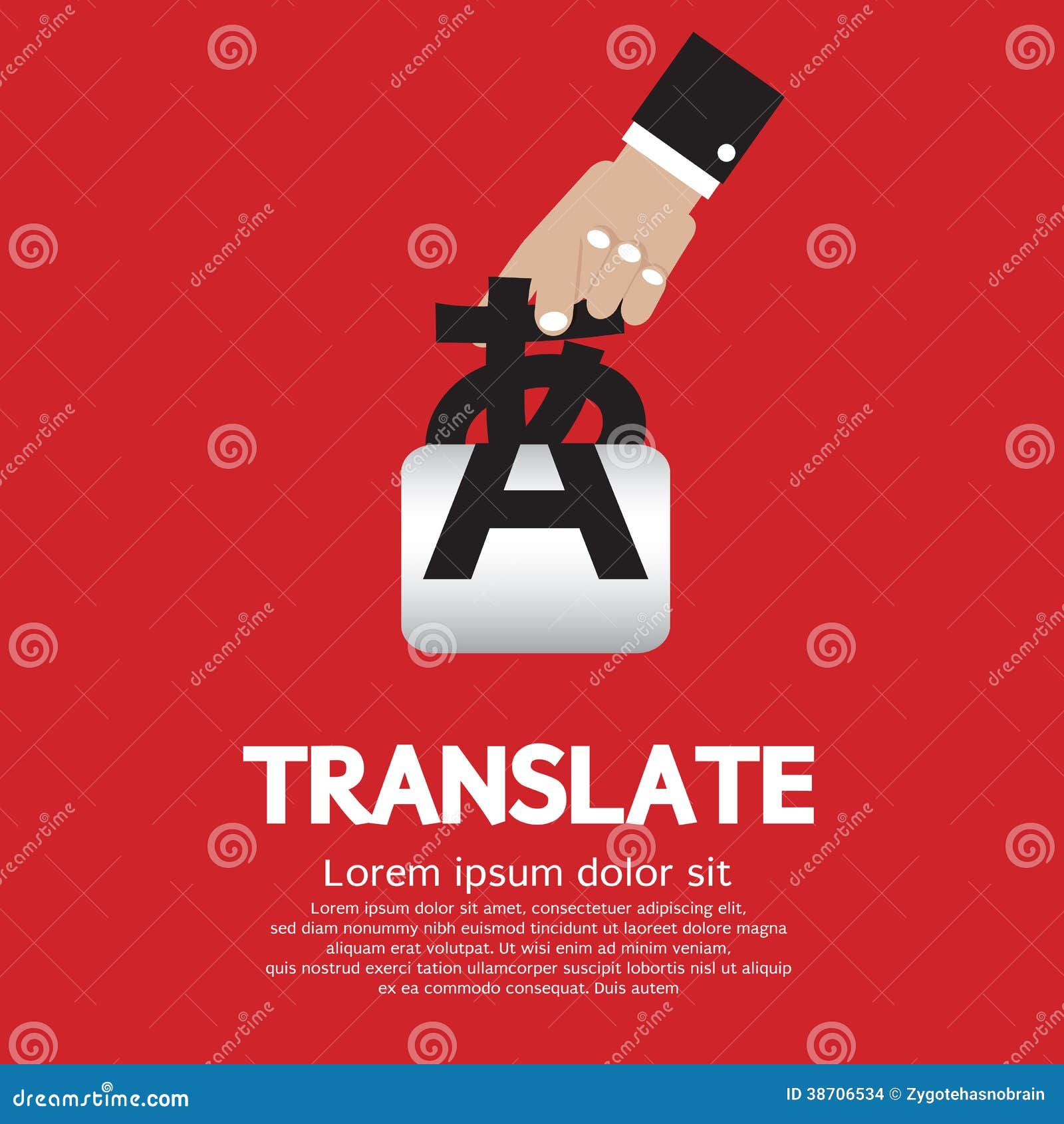 Translate Concept stock vector. Illustration of vector - 38706534
