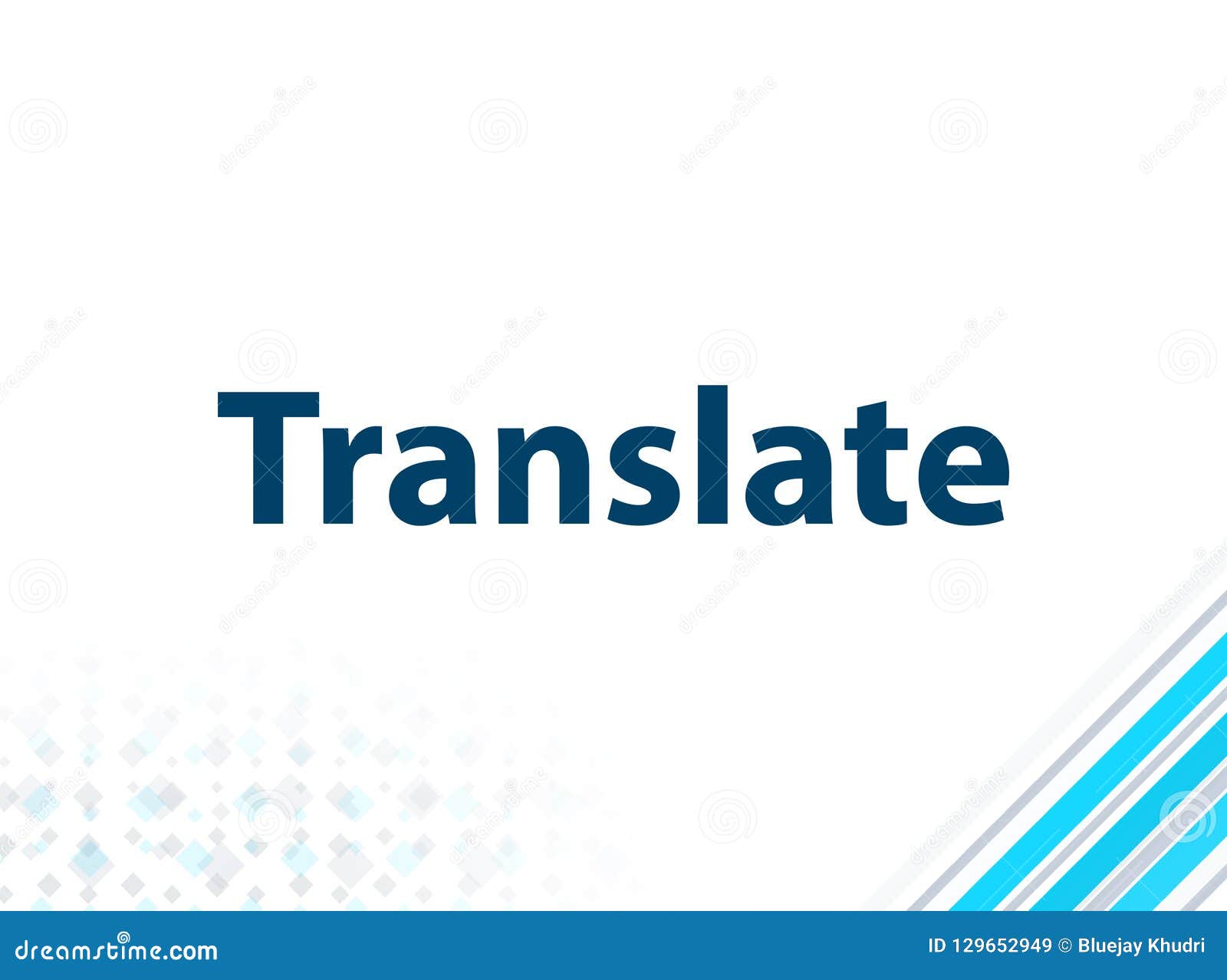 Translate Modern Flat Design Blue Abstract Background Stock ...