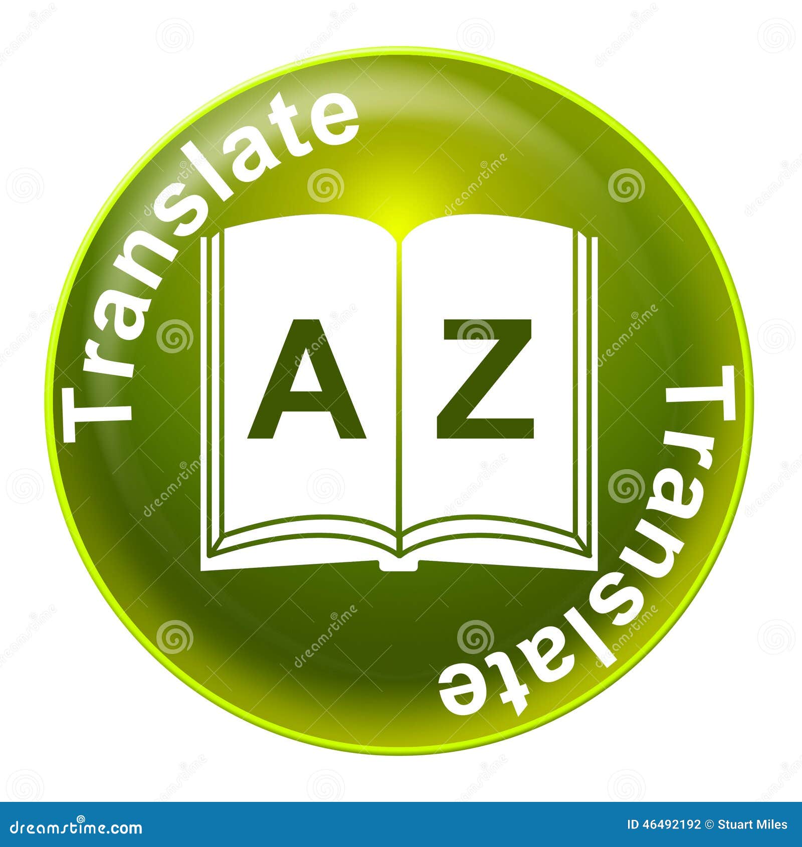 Translate Sign Shows Convert To English and Language Stock Illustration ...