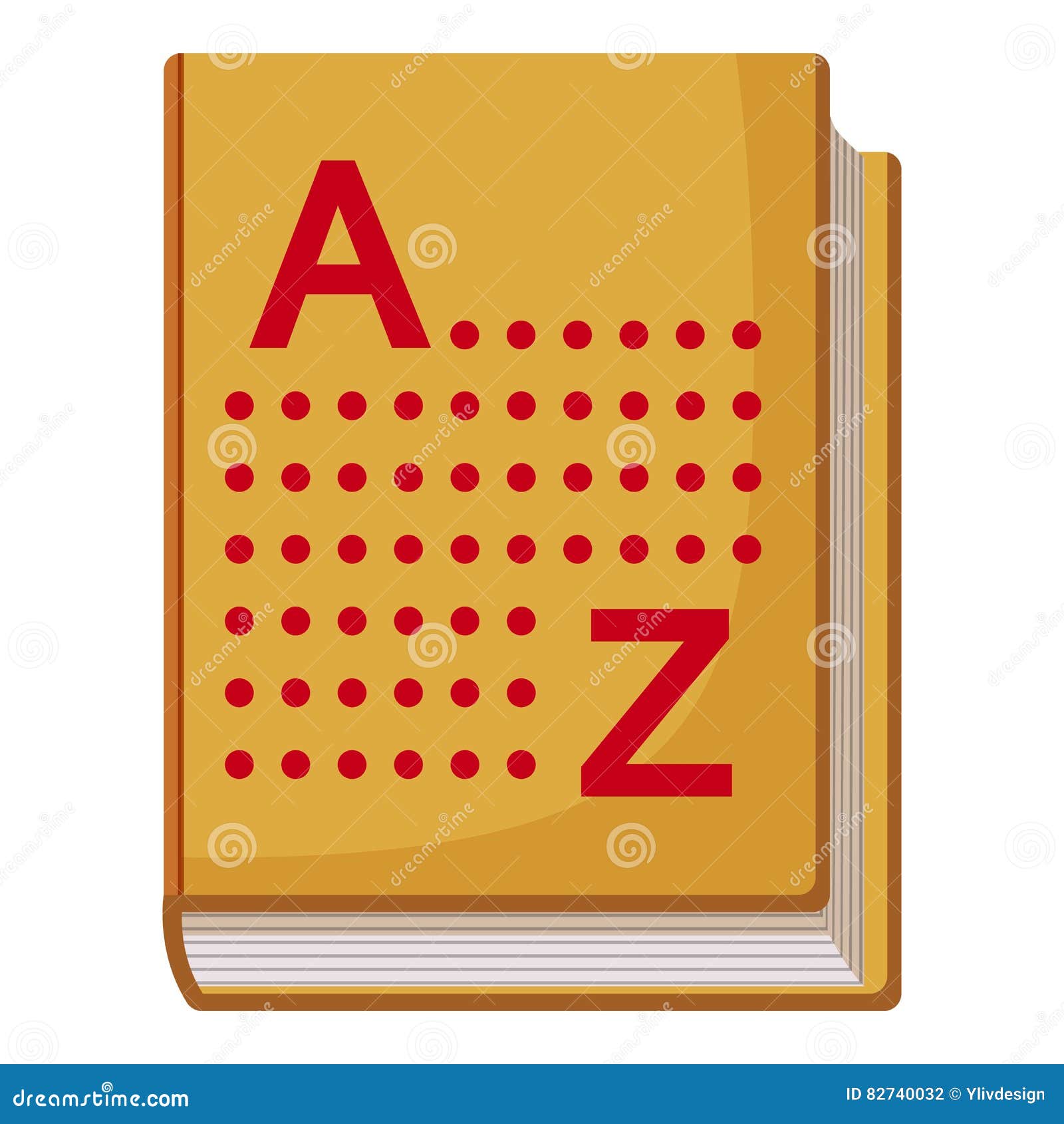 Translation Book Icon, Cartoon Style Stock Vector - Illustration of ...