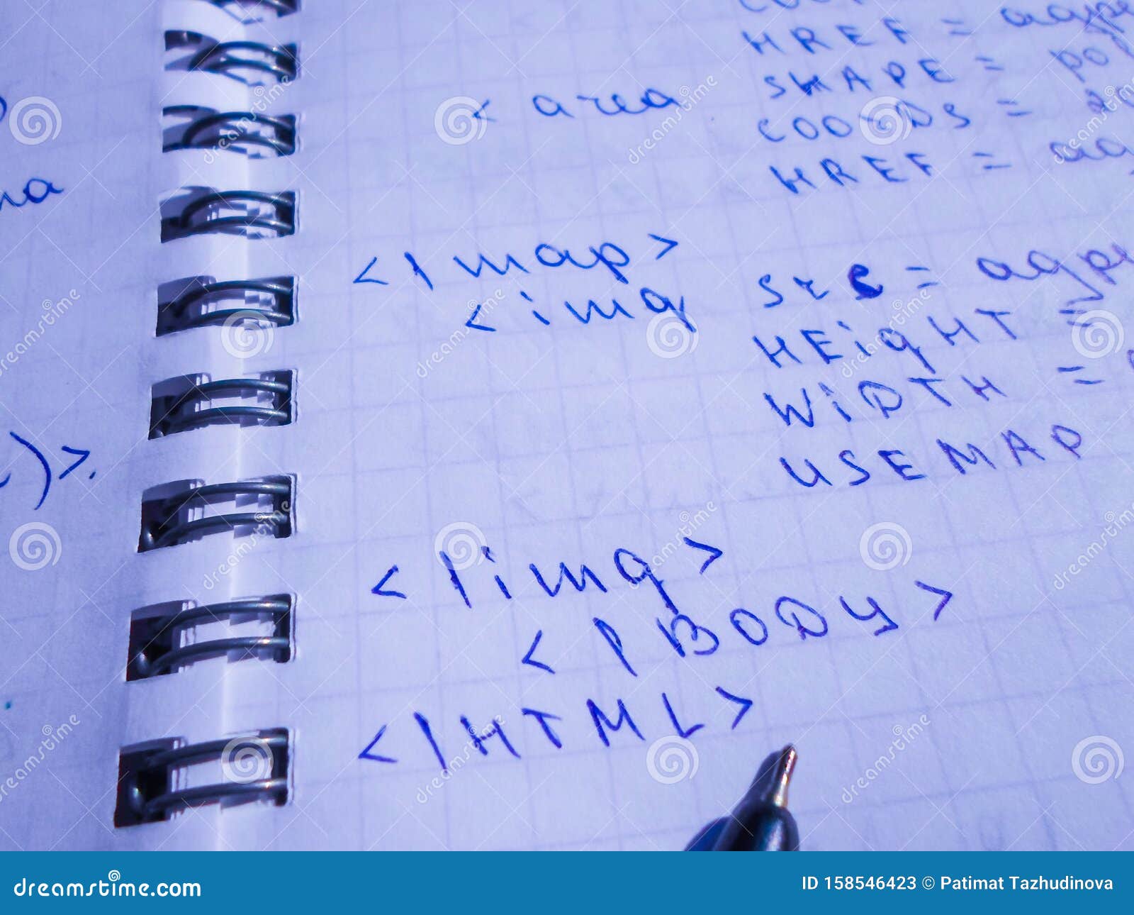 Translations of Calculus Systems on a Notebook and Black Pen. Creation ...