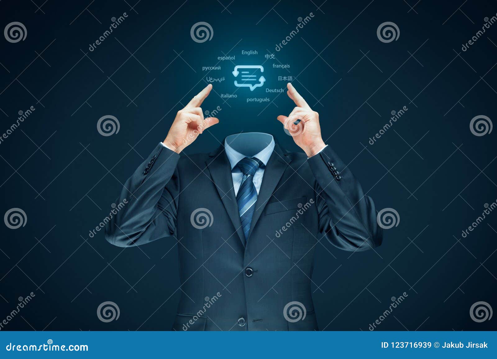 Translator professional stock image. Image of transcription - 123716939