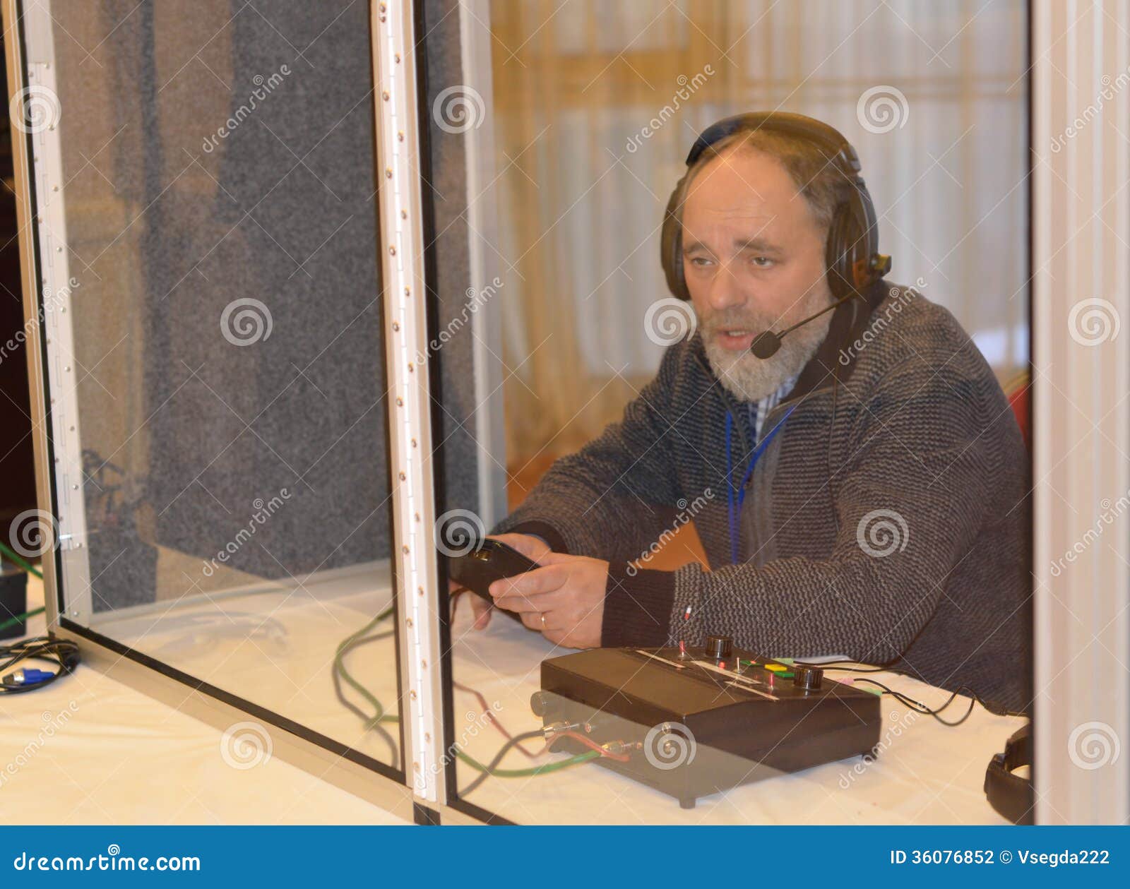 Translator at work editorial photography. Image of profession - 36076852