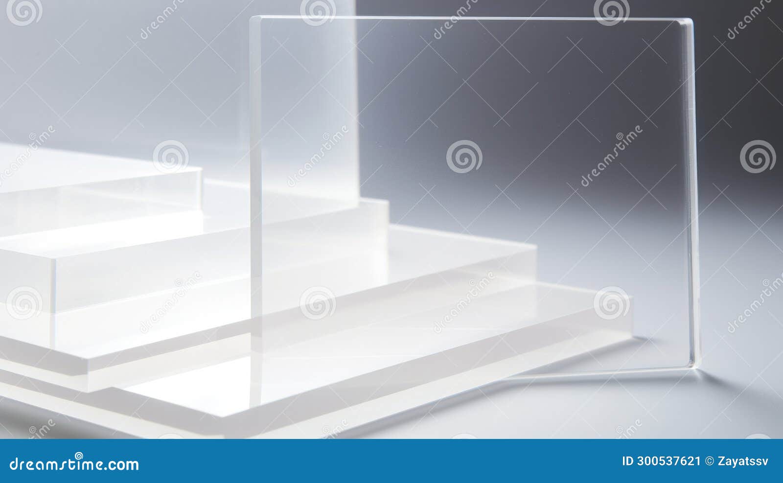 Translucency, Transparency and Lighting Concept. Simple Geometric ...