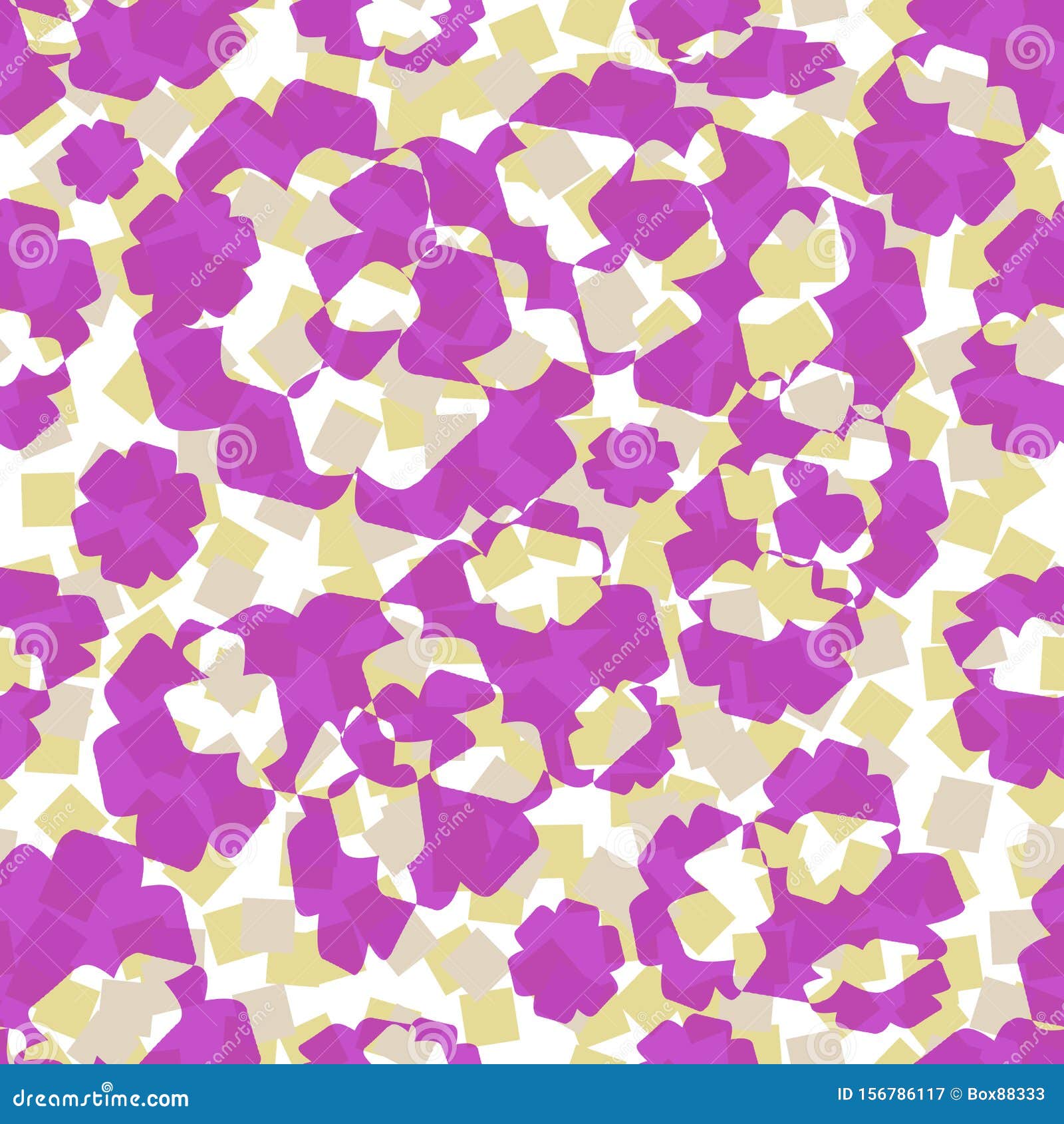 Translucent Abstract Elements Seamless Pattern on the Background of ...