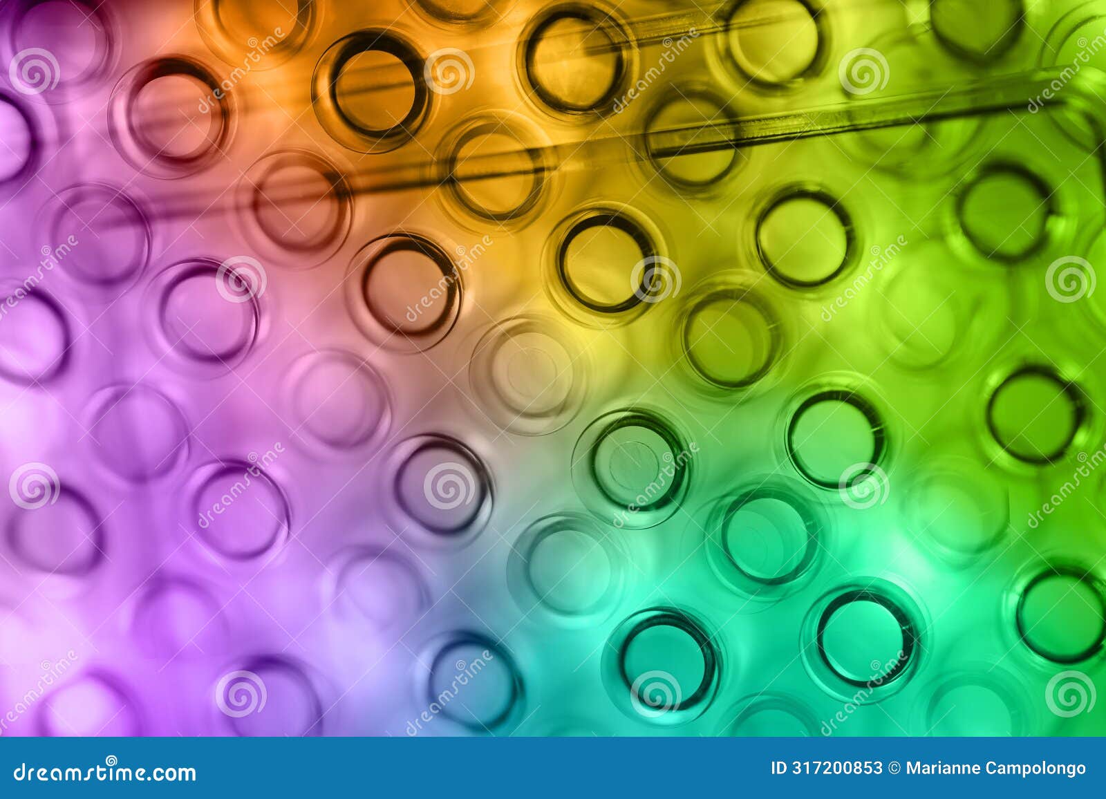 Translucent Abstract Multicolor Circles Pattern Stock Image - Image of ...