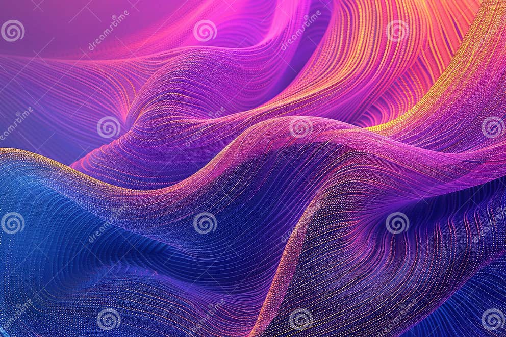 Translucent Blue Background with a Rainbow Effect, Stock Image - Image ...