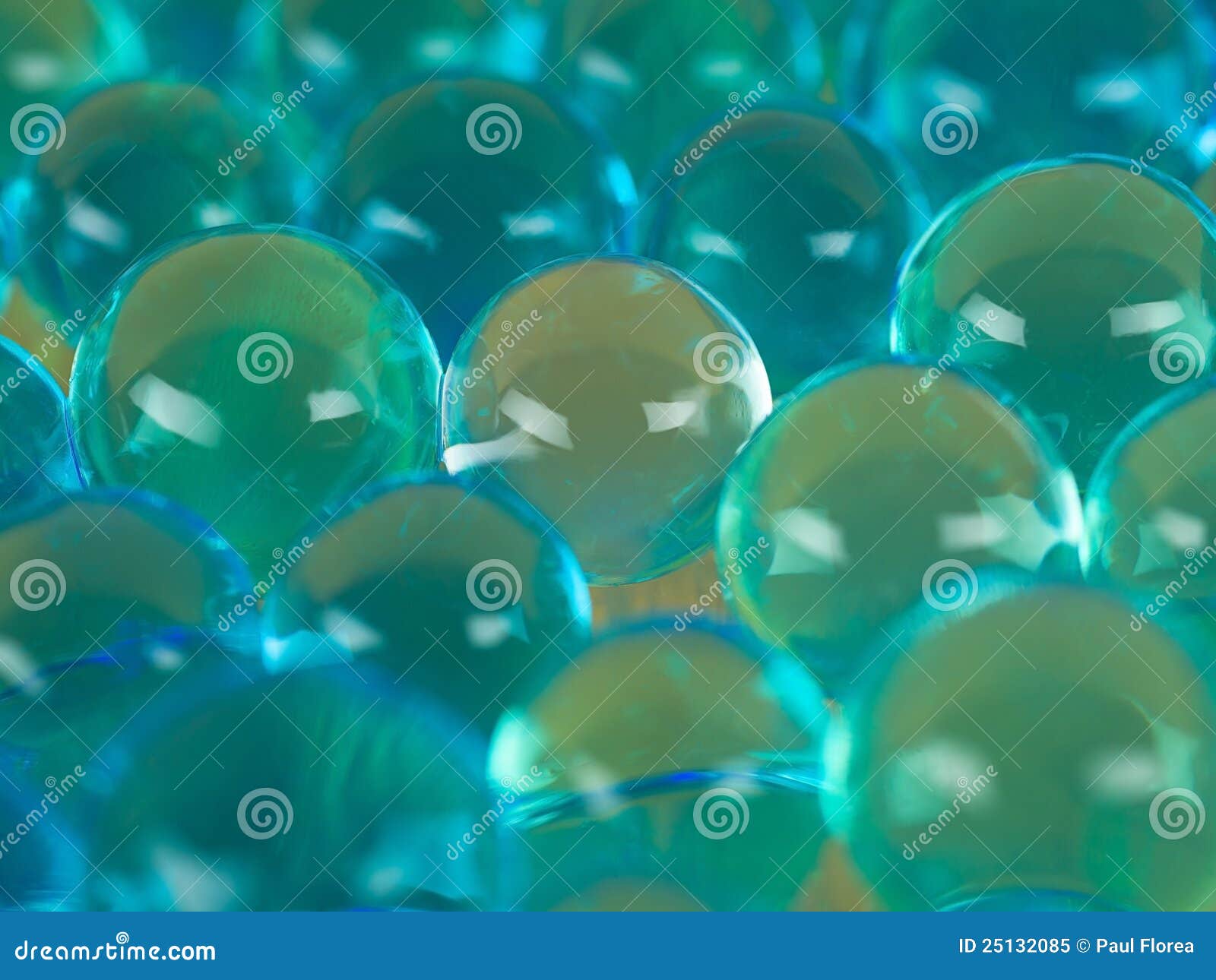 Translucent Blue Ball Macro Stock Image - Image of abstract, glossy ...