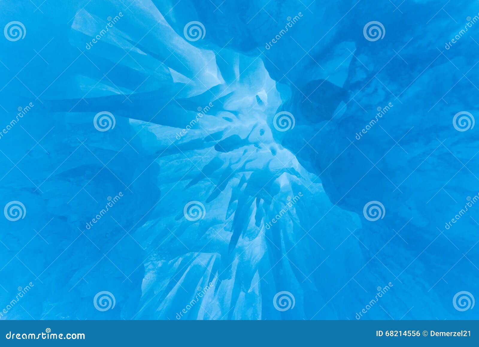 Translucent Blue Ice Castle Stock Photo - Image of frigid, awesome ...