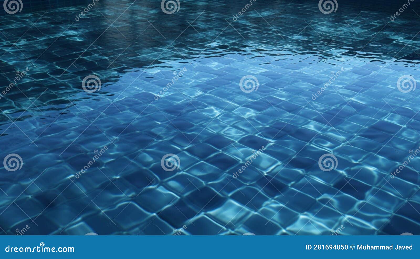 Translucent Blue Pool Bottom Texture Stock Illustration - Illustration ...