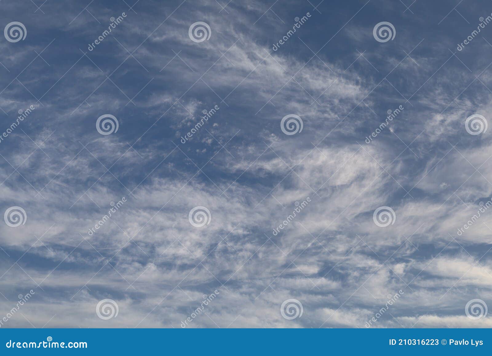 Translucent Clouds in the Blue Sky Stock Image - Image of cloud, light ...