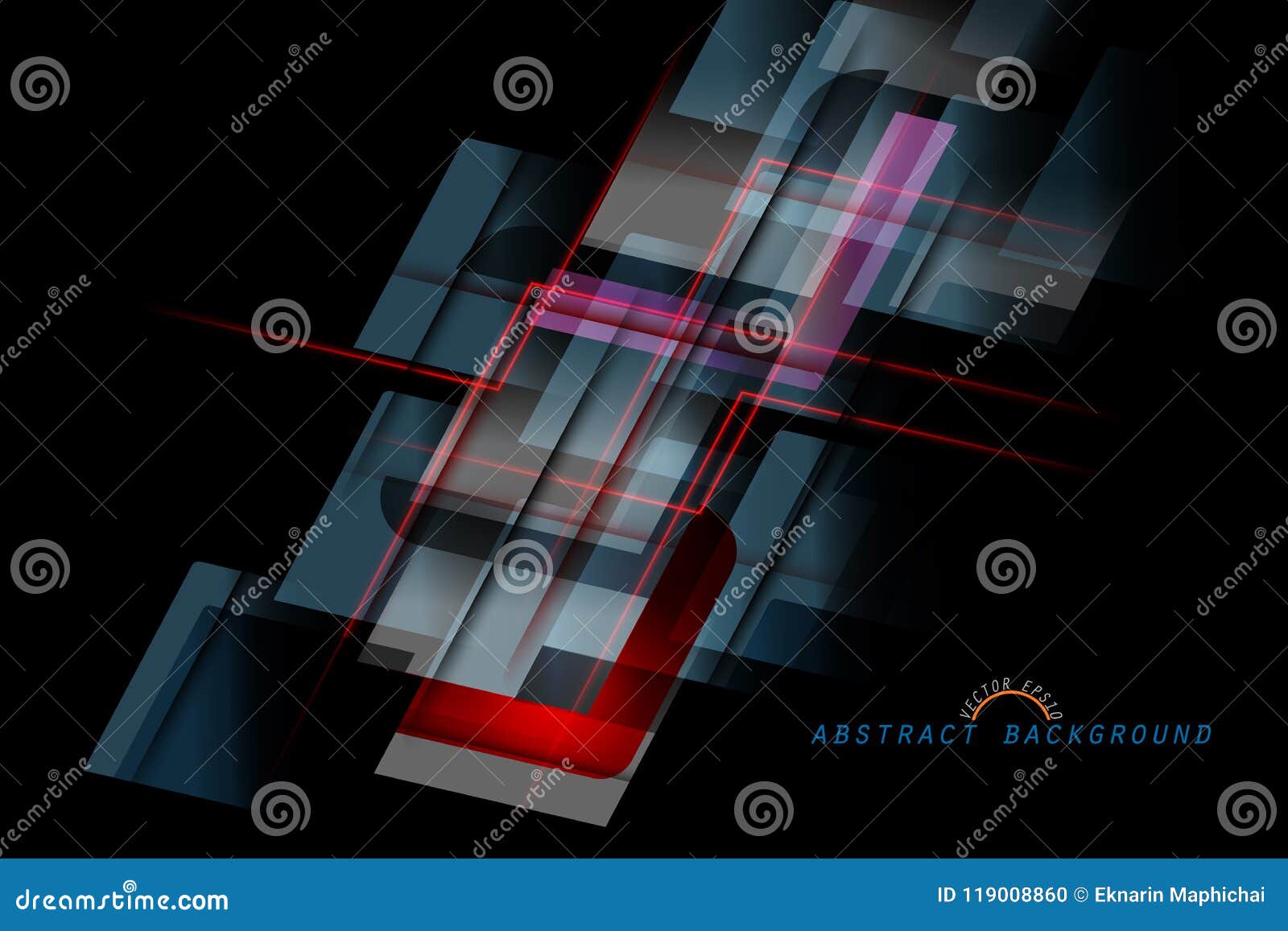 Translucent Color on a Black Stock Vector - Illustration of vector ...