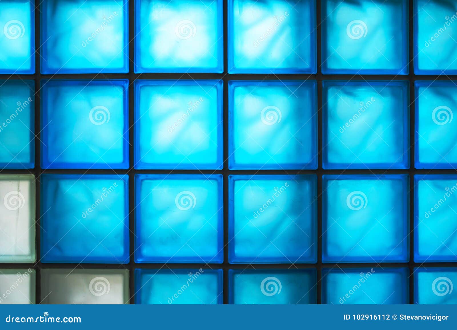 Translucent Color Frost Glass Blocks Wall Texture Stock Photography ...