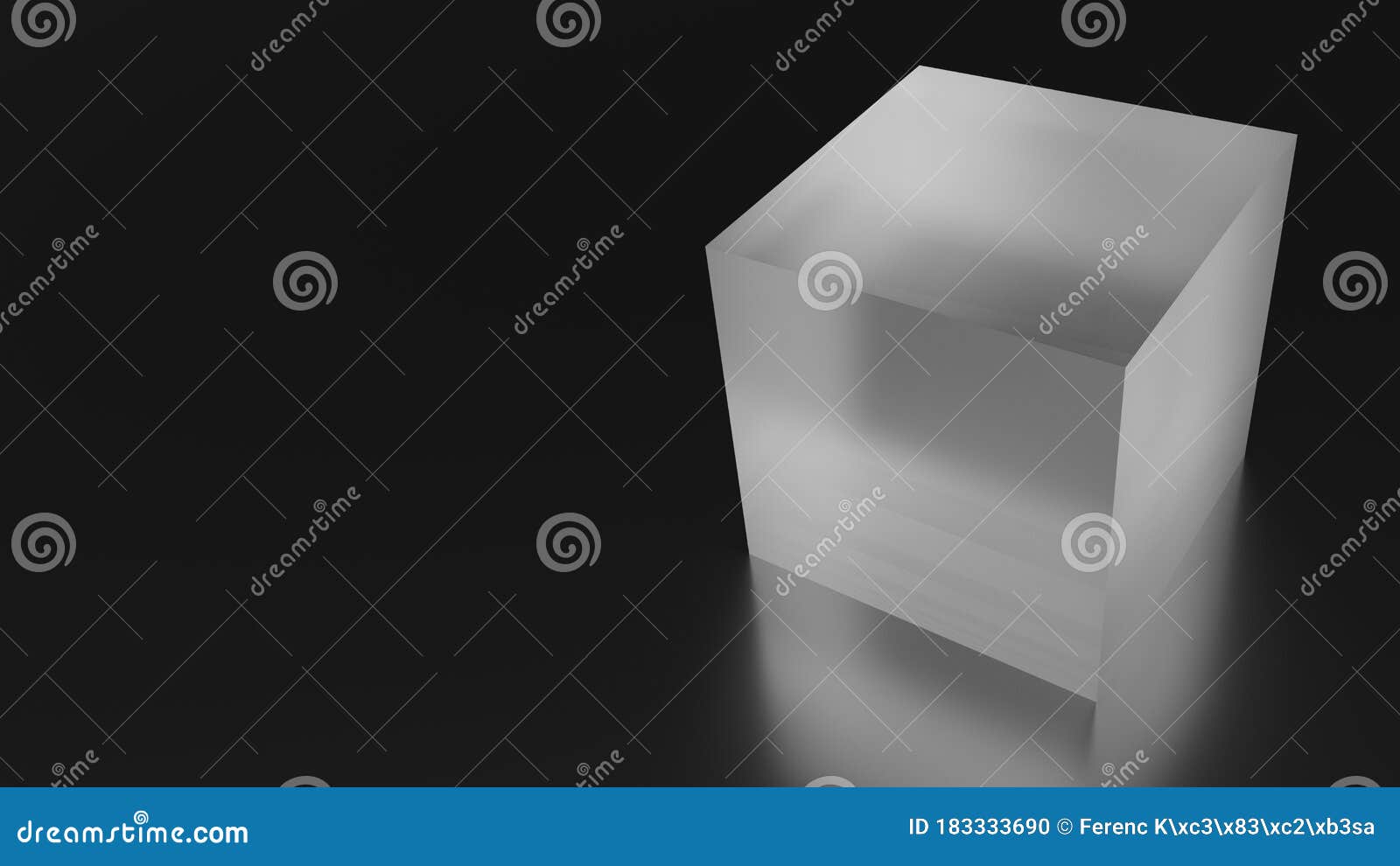 Translucent Cube Wallpaper stock illustration. Illustration of ...