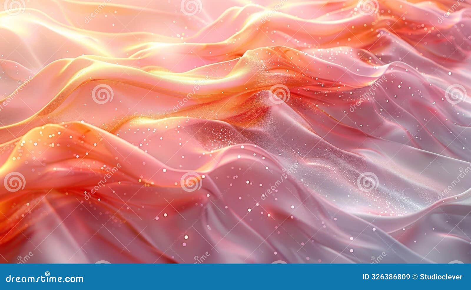 Translucent Fabric with Soft Glowing Light - Generative Ai Stock ...