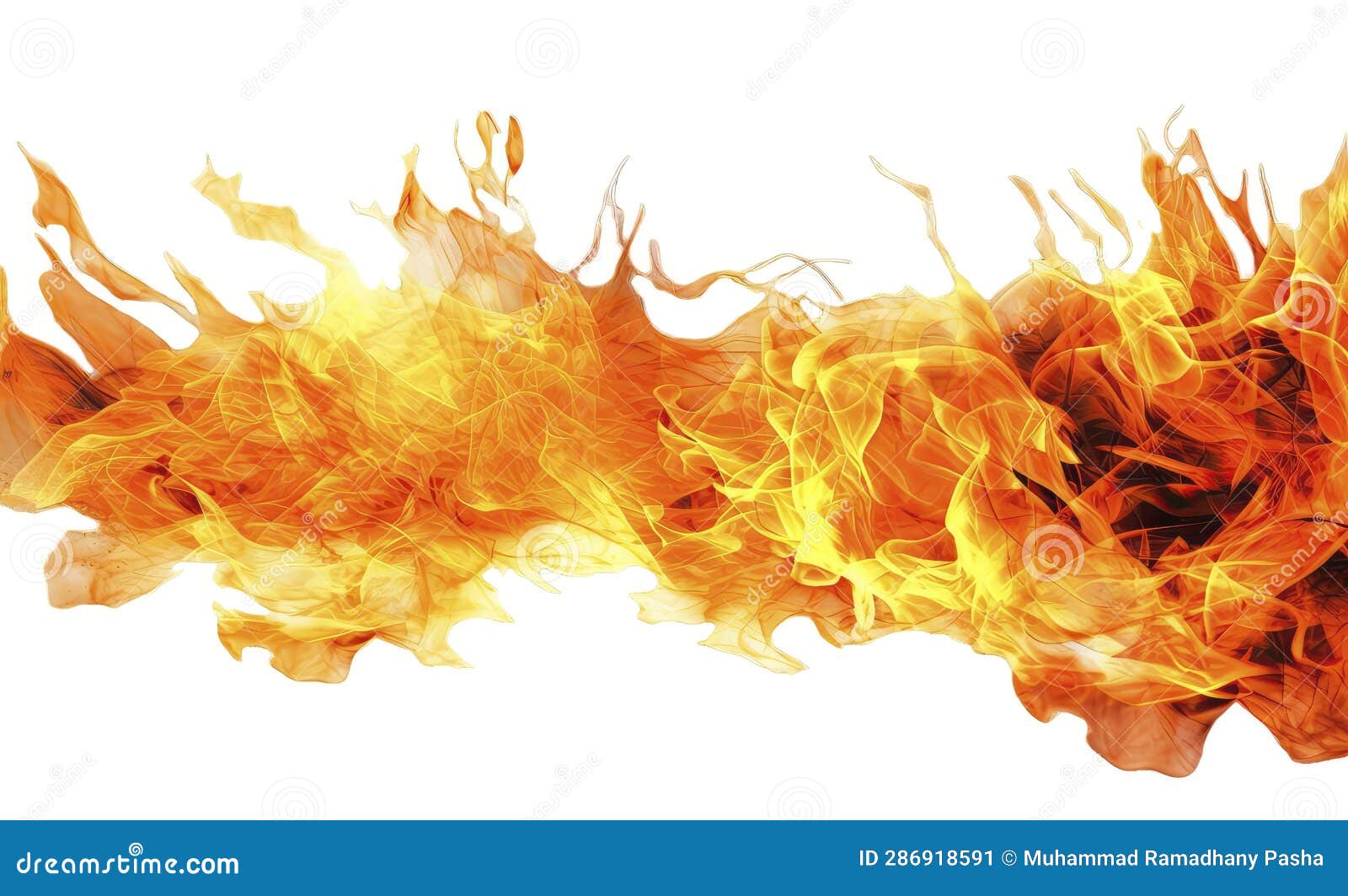 Translucent Fire Flames and Sparks on Transparent Background. for Used ...