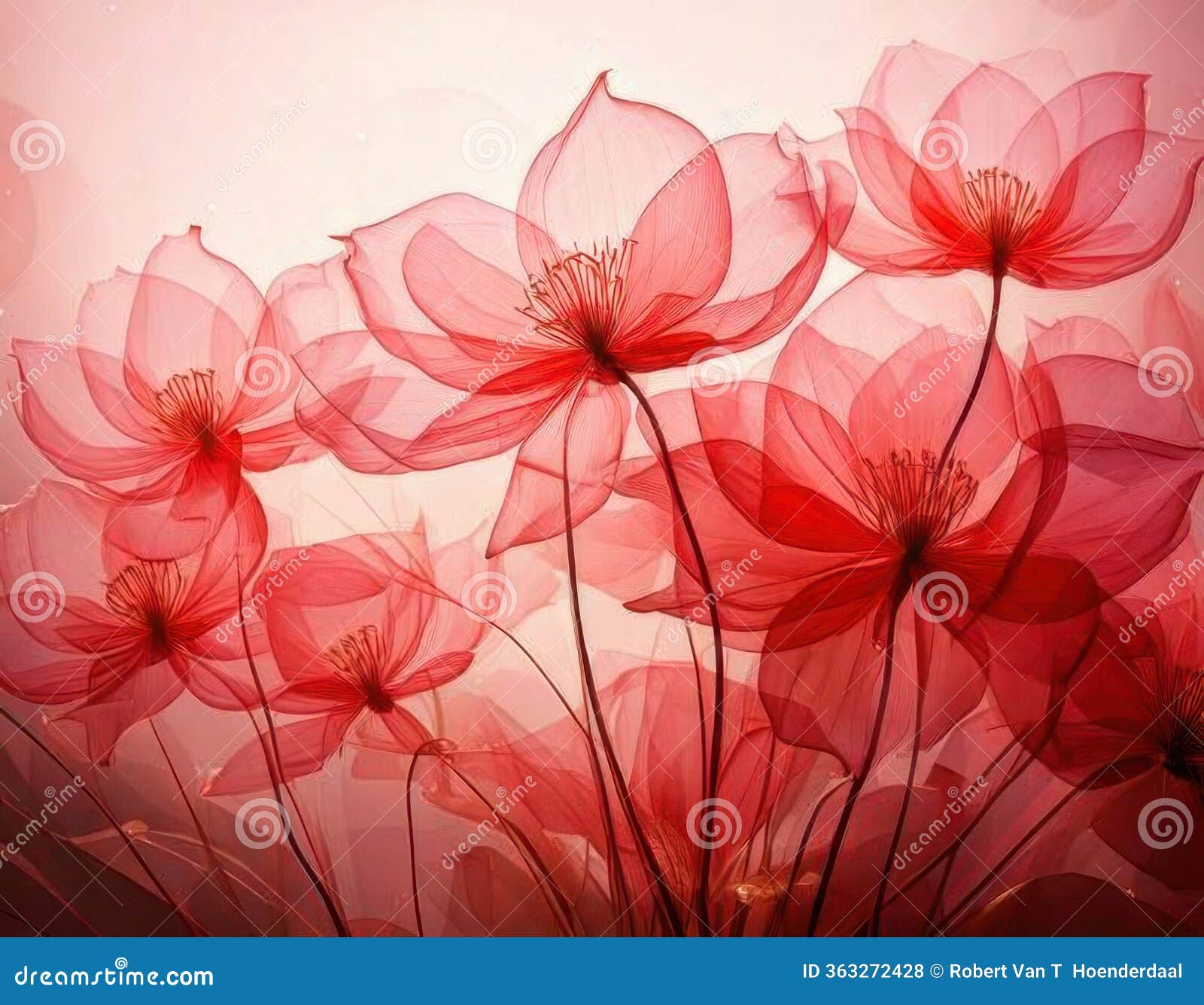 Translucent Floral Abstract Wallpaper Stock Illustration - Illustration ...