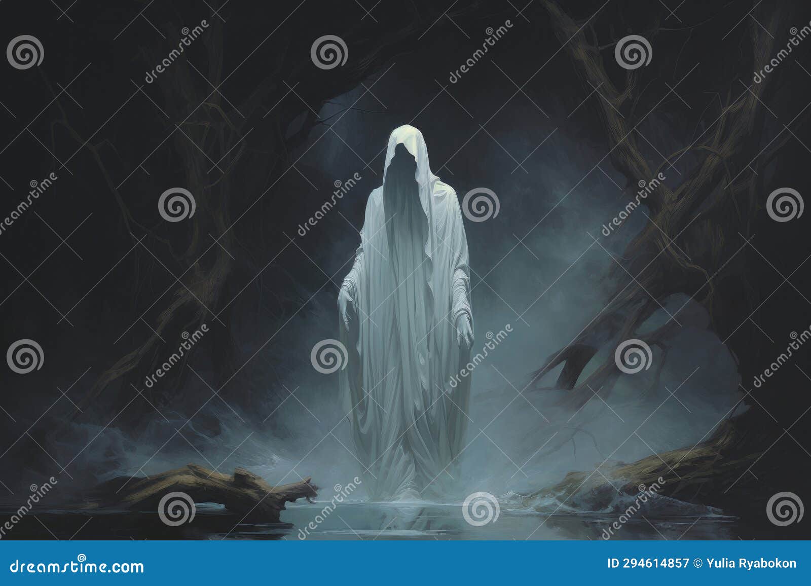 Translucent Ghost. Generate Ai Stock Image - Image of mystery, abstract ...