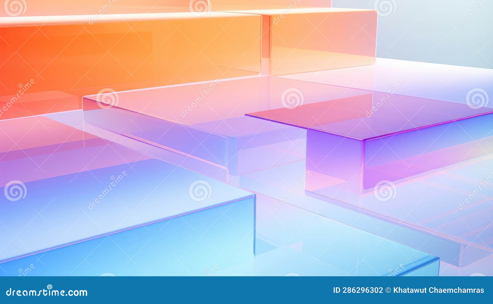 Translucent Glass Effect: Gradient Frosted Glass Abstract Background ...