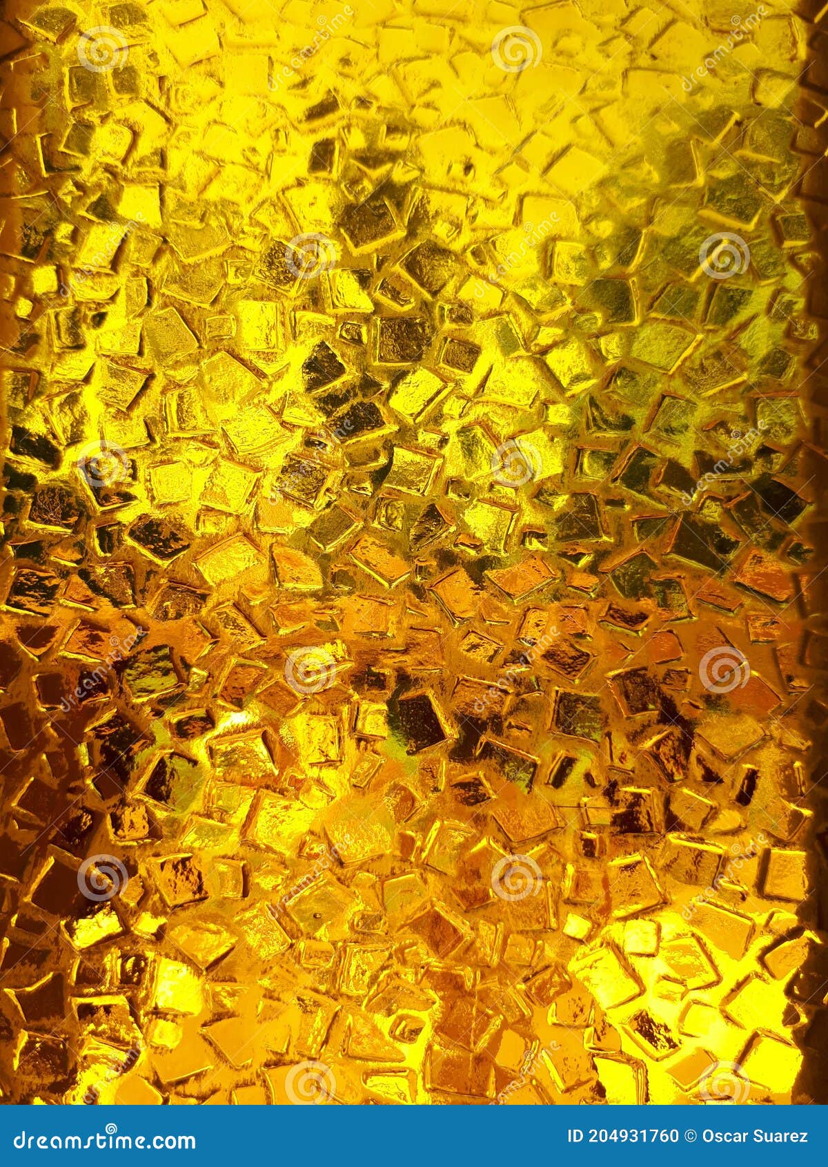 A Translucent Glass Texture in Gold Color Stock Photo - Image of glass ...