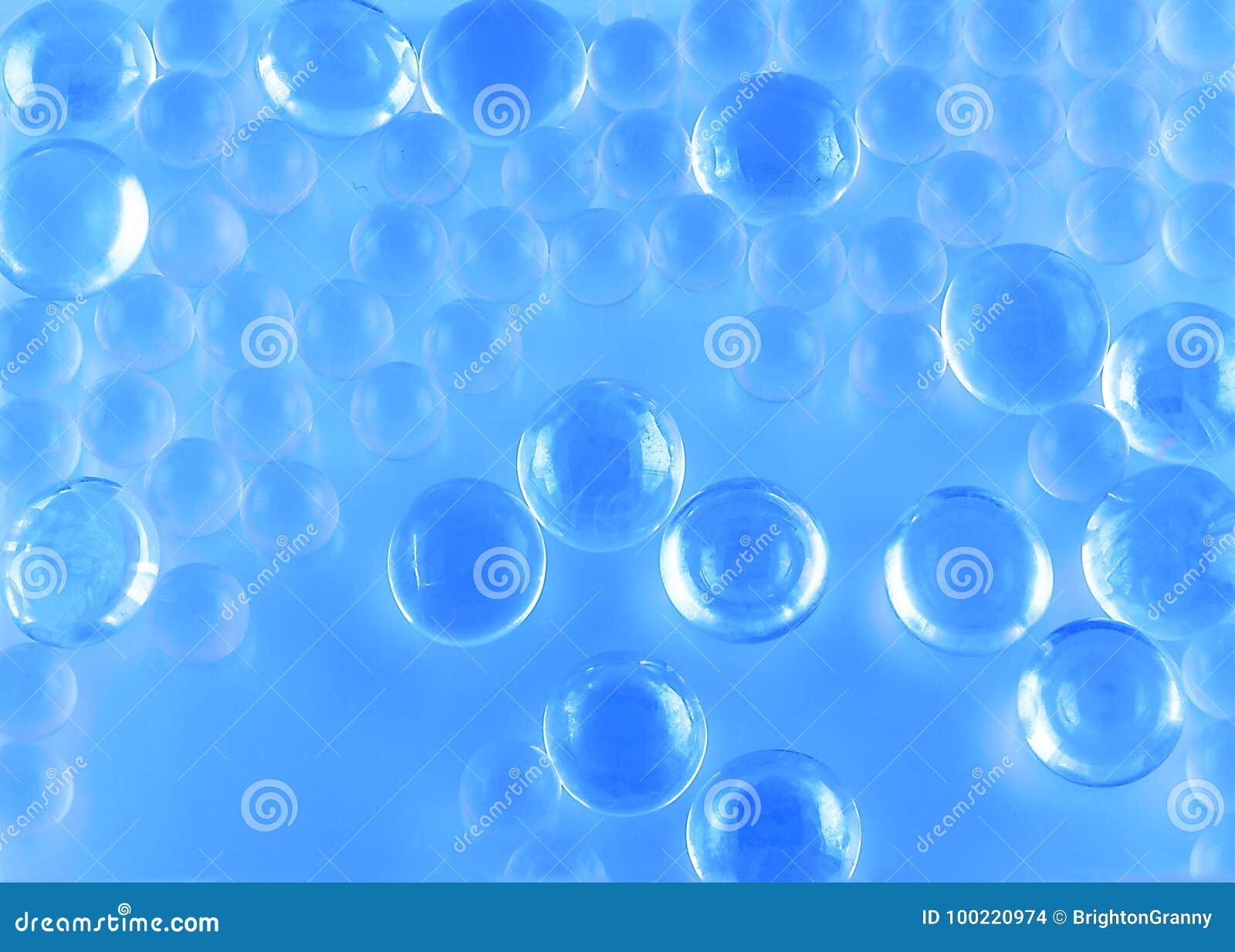 Translucent Globes on Blue Background Stock Photo - Image of colour ...