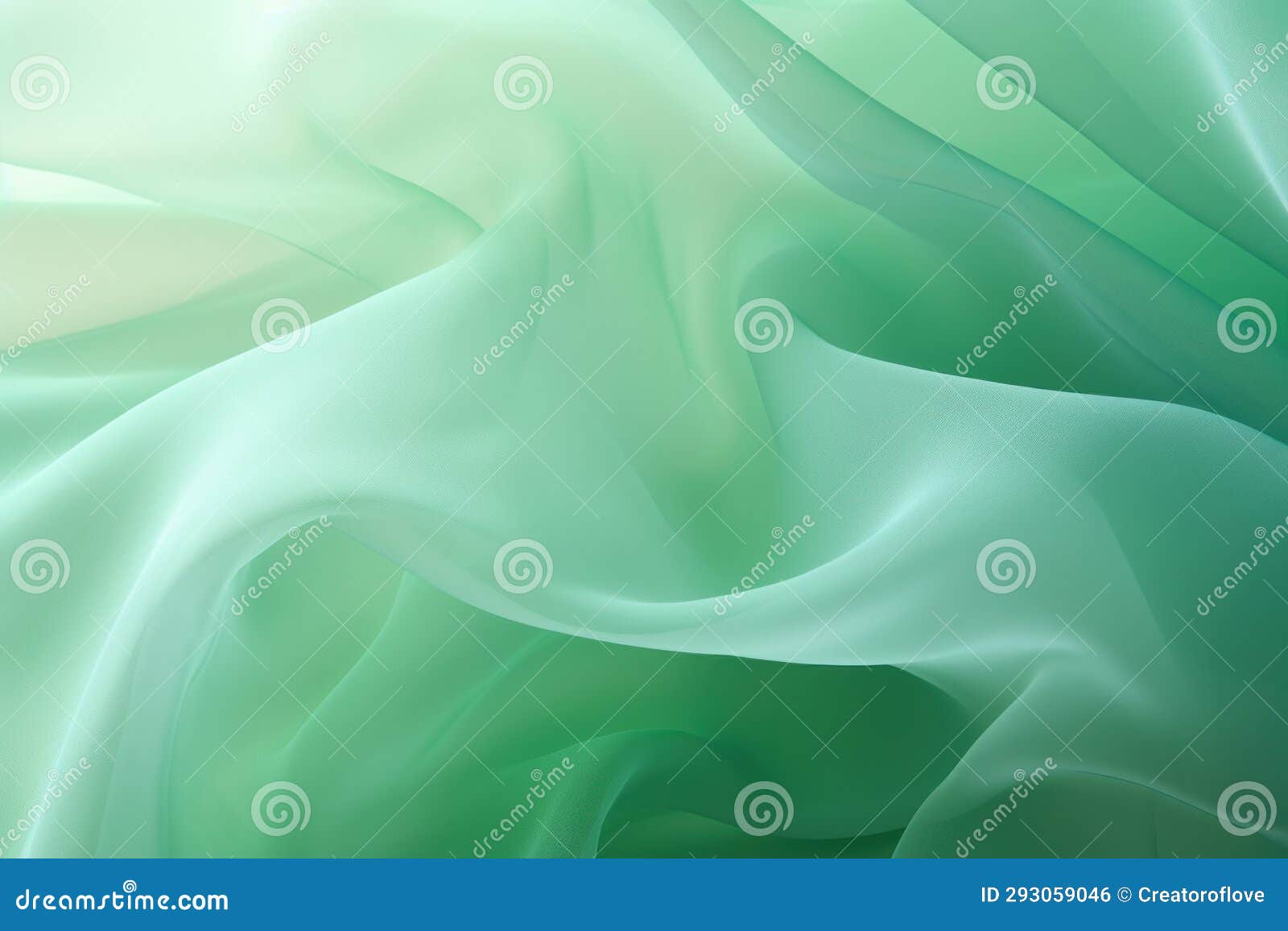 A Translucent Green Color Fabric Image Stock Illustration ...