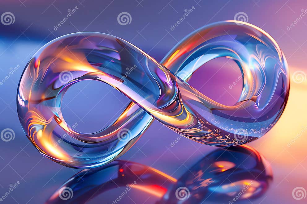 Translucent Infini Sign, AI Generated Stock Illustration - Illustration ...