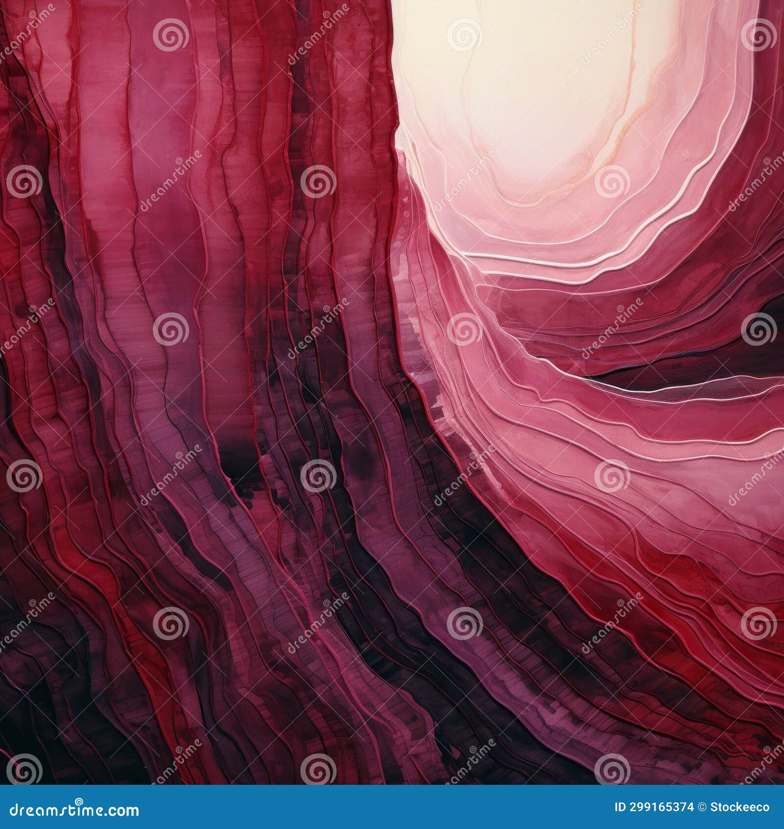 Translucent Layers: a Digital Gradient Blend of Rocks and Red Stock ...