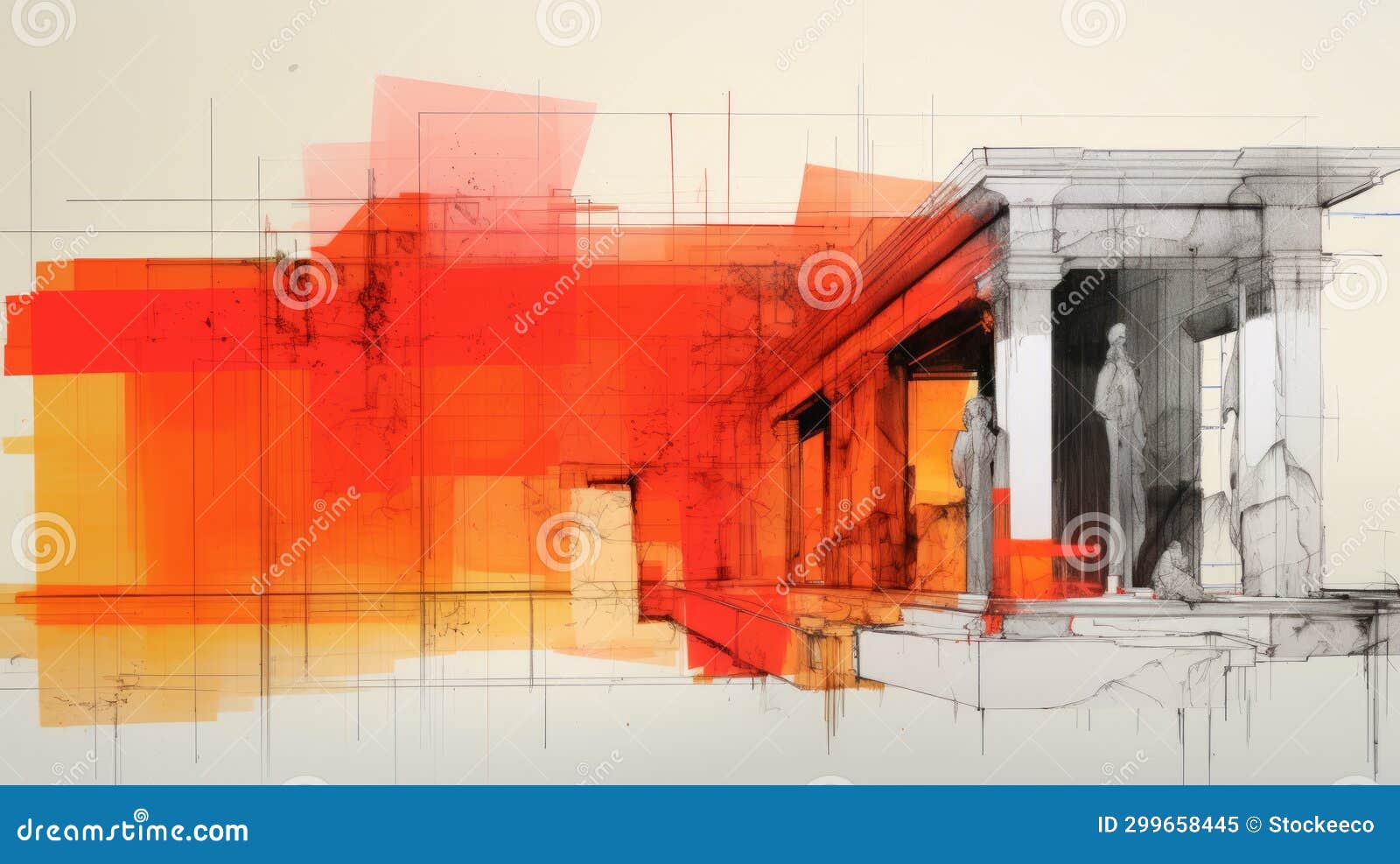 Translucent Layers: a Neo-classical Figurative Artwork of an Orange ...