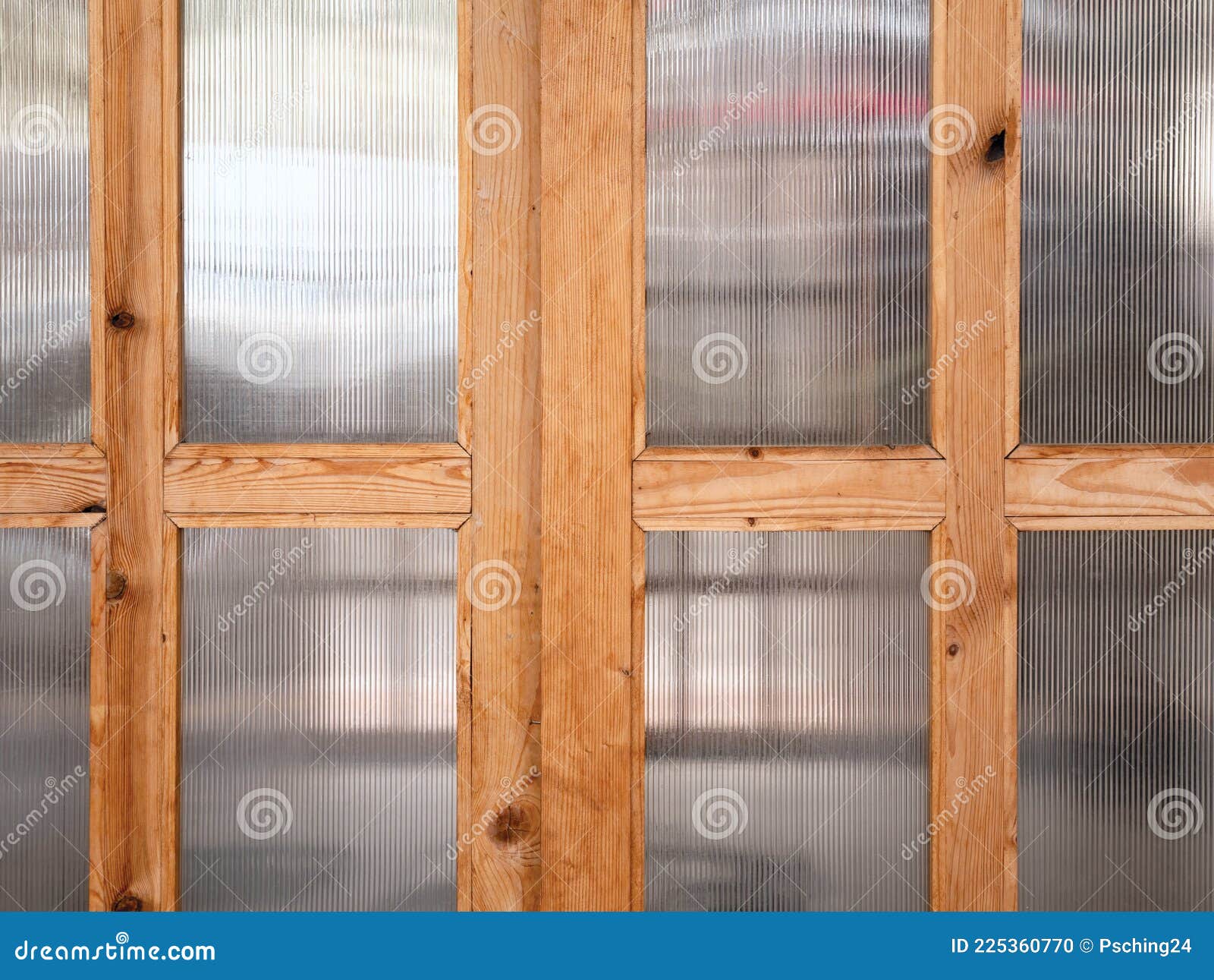Translucent Polycarbonate Door Stock Photo - Image of background ...