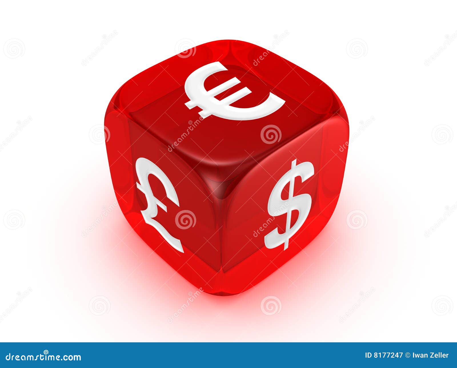 Translucent Red Dice Euro Sign Stock Illustrations – 6 Translucent Red ...