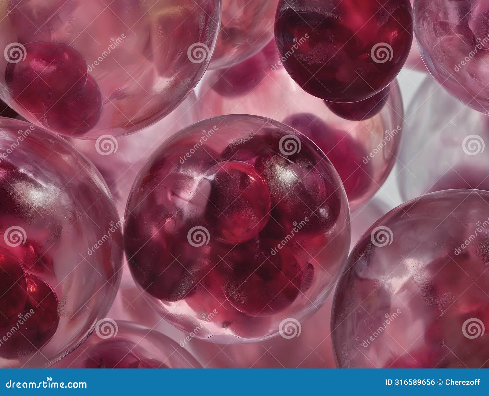 Translucent Red Spheres stock photo. Image of minimalism - 316589656