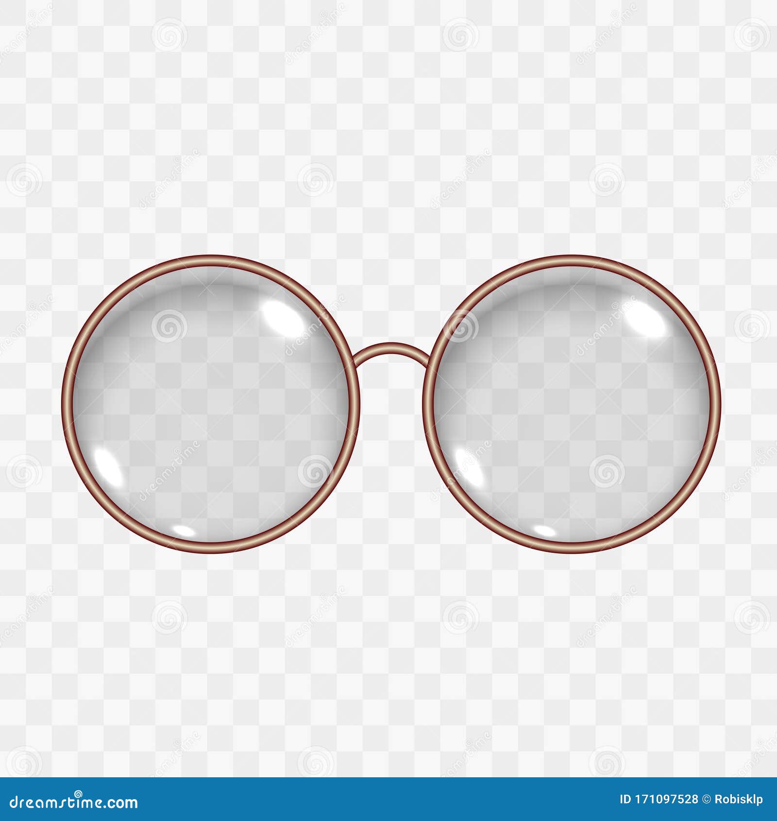 Round Empty Glass Showcase For Exhibit. Vector | CartoonDealer.com ...