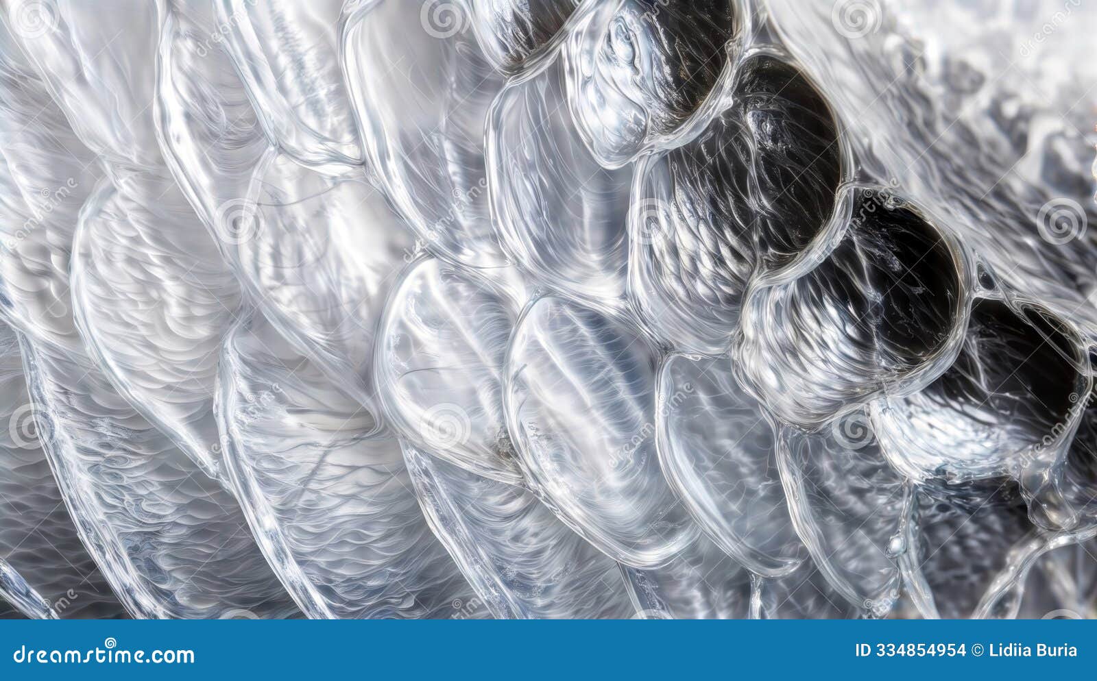 Translucent Scale Patterns â€“ Intricate Close-Up of Natural Texture ...