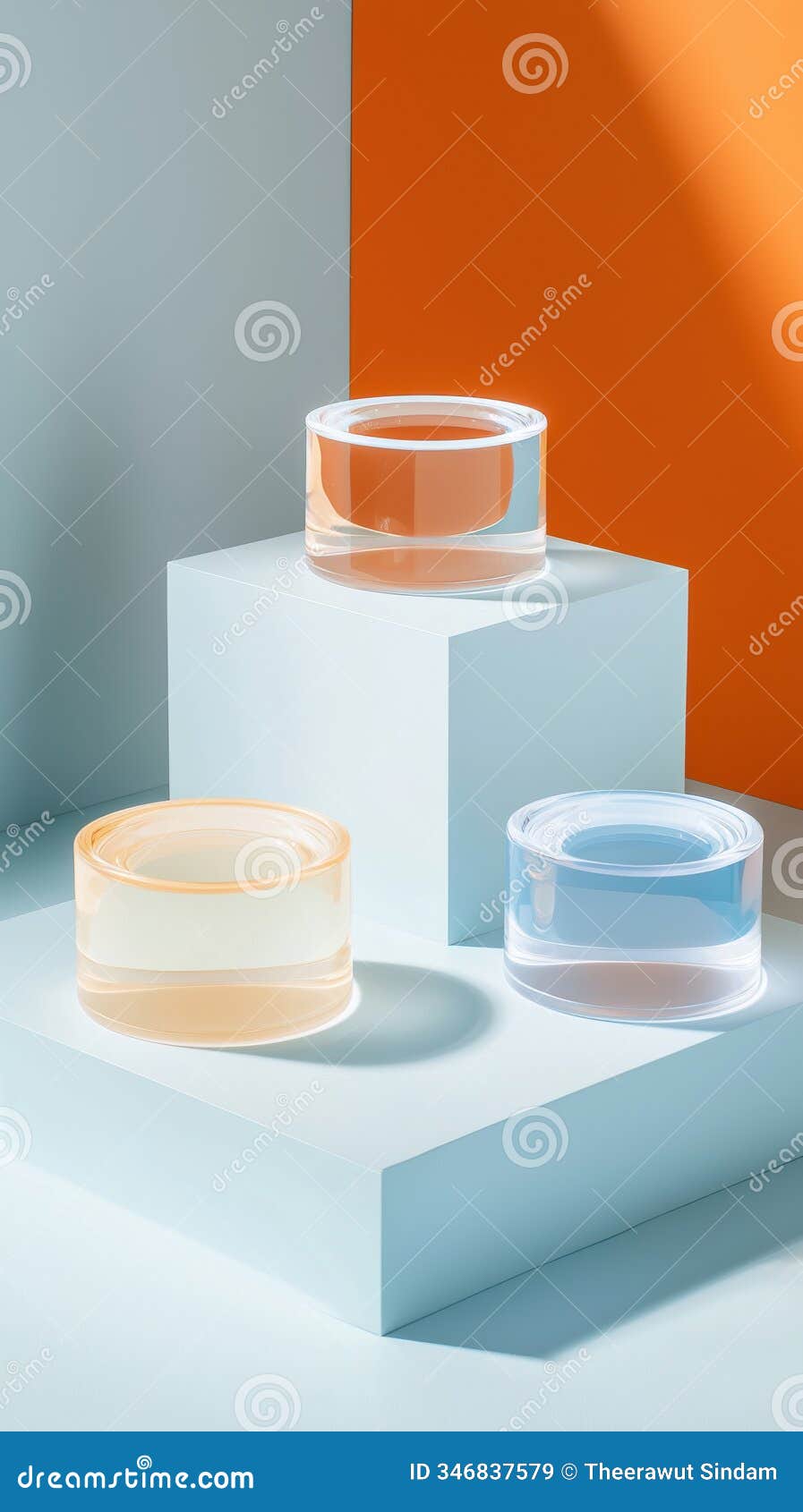 Translucent Shapes in Pastel Tones Create Soothing Design, Featuring ...