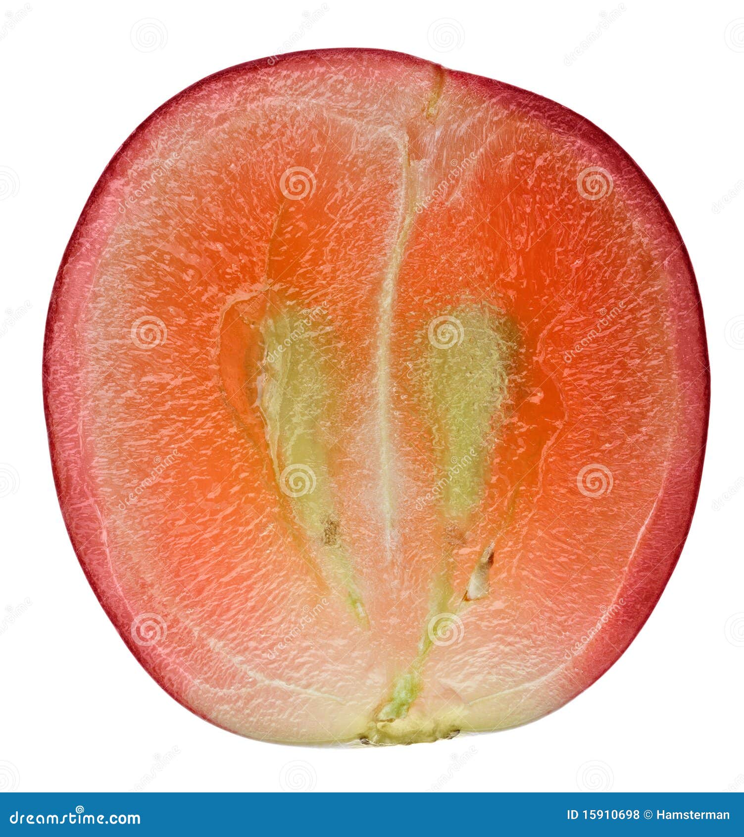 Translucent Slice Of Red Grape Fruit Stock Photography | CartoonDealer ...