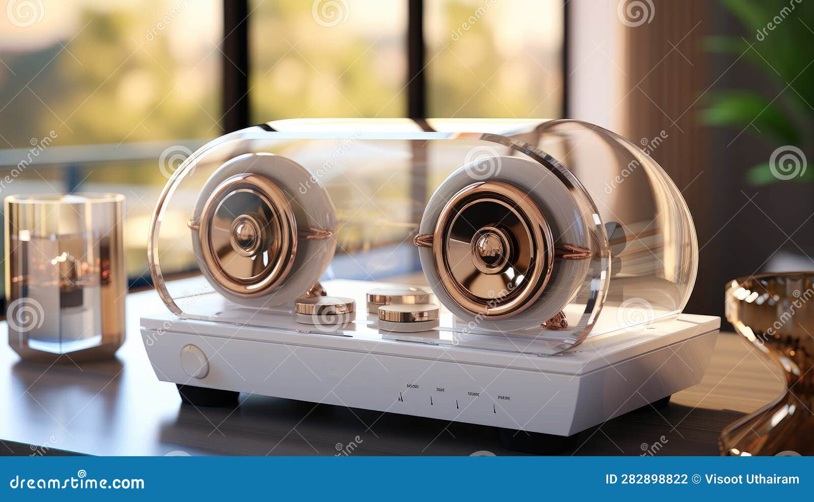 Translucent Speaker, Speaker High-end, Acrylic Case, Stereo Audio Stock ...