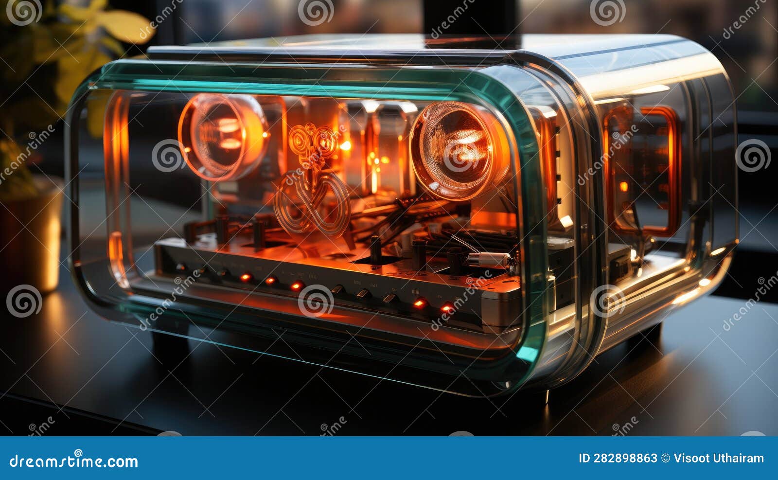 Translucent Speaker, Speaker High-end, Acrylic Case, Stereo Audio Stock ...