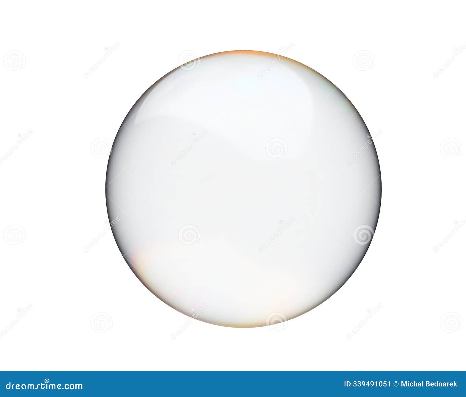 Translucent Sphere with Soft Reflections Isolated on Transparent Stock ...