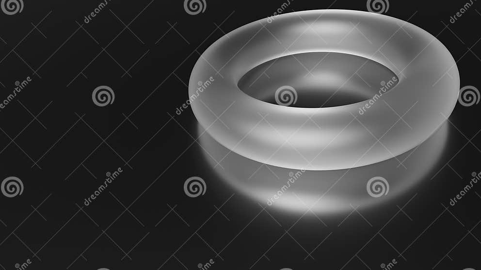 Translucent Torus Wallpaper Stock Illustration - Illustration of angle ...