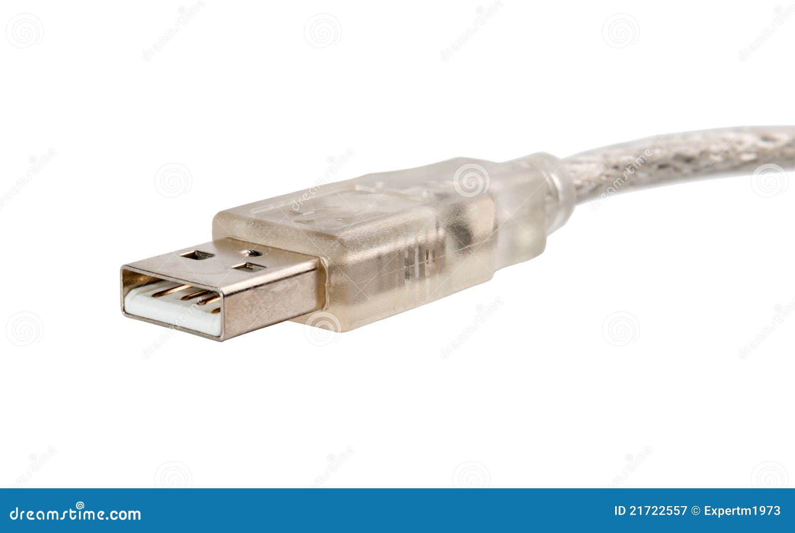 Translucent usb plug stock image. Image of connect, flash - 21722557