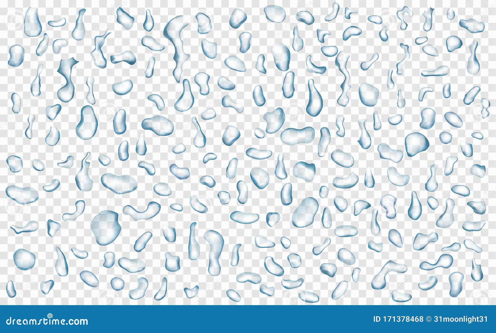 Translucent Water Splash Isolated On Transparent Background. Vector ...
