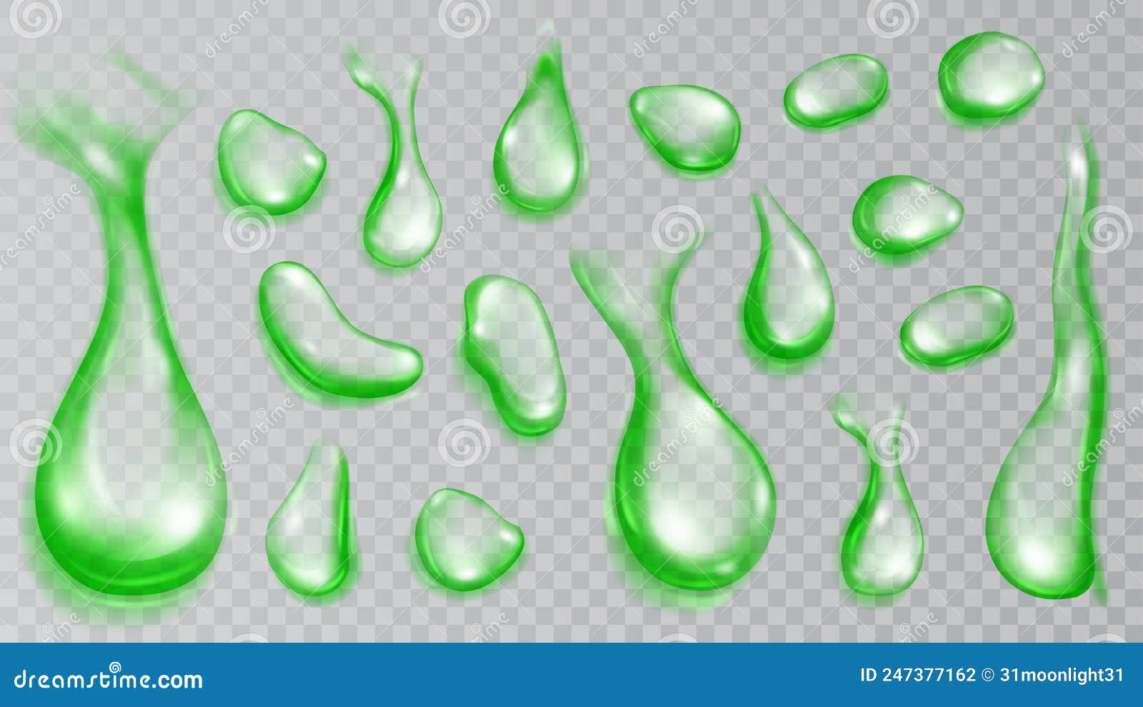 Translucent water drops stock vector. Illustration of drops - 247377162